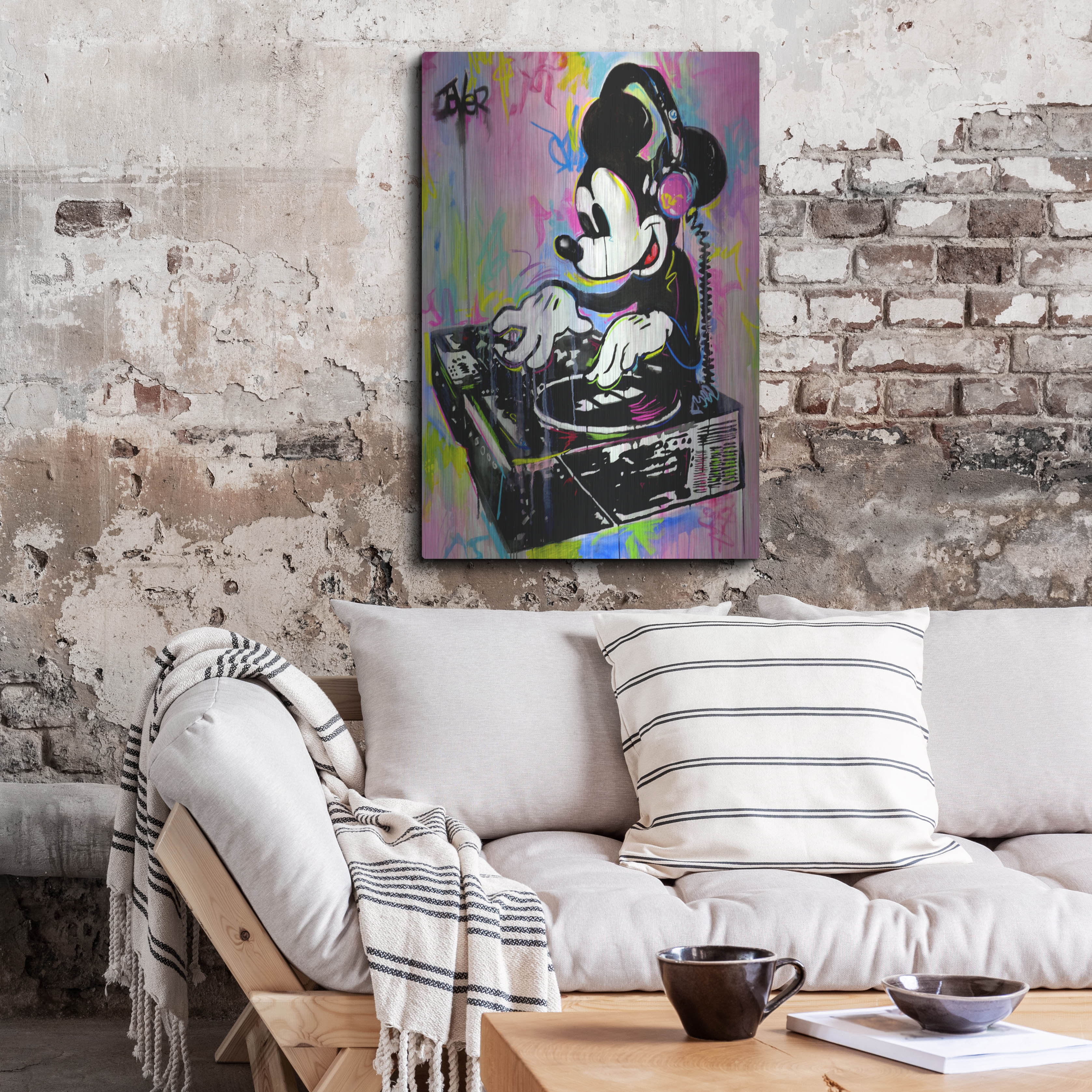 Luxe Metal Art 'Trickyhr' by Loui Jover, Metal Wall Art, 24"x36" | Wayfair