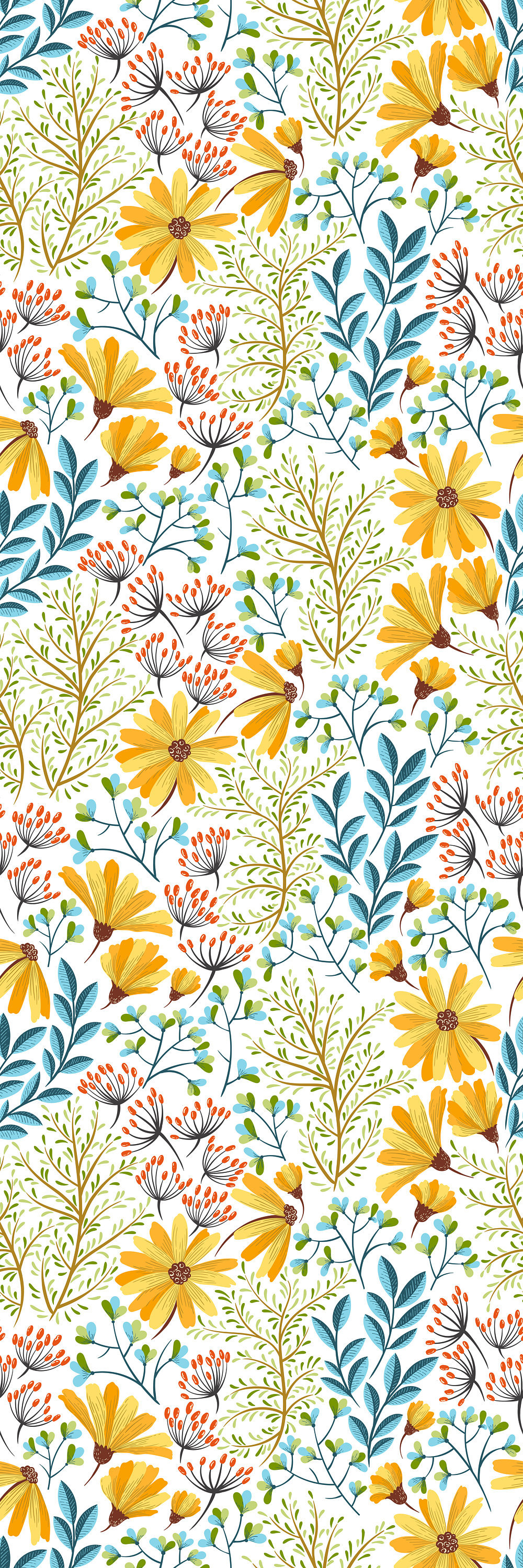 August Grove® Malick Peel & Stick Floral Wallpaper | Wayfair