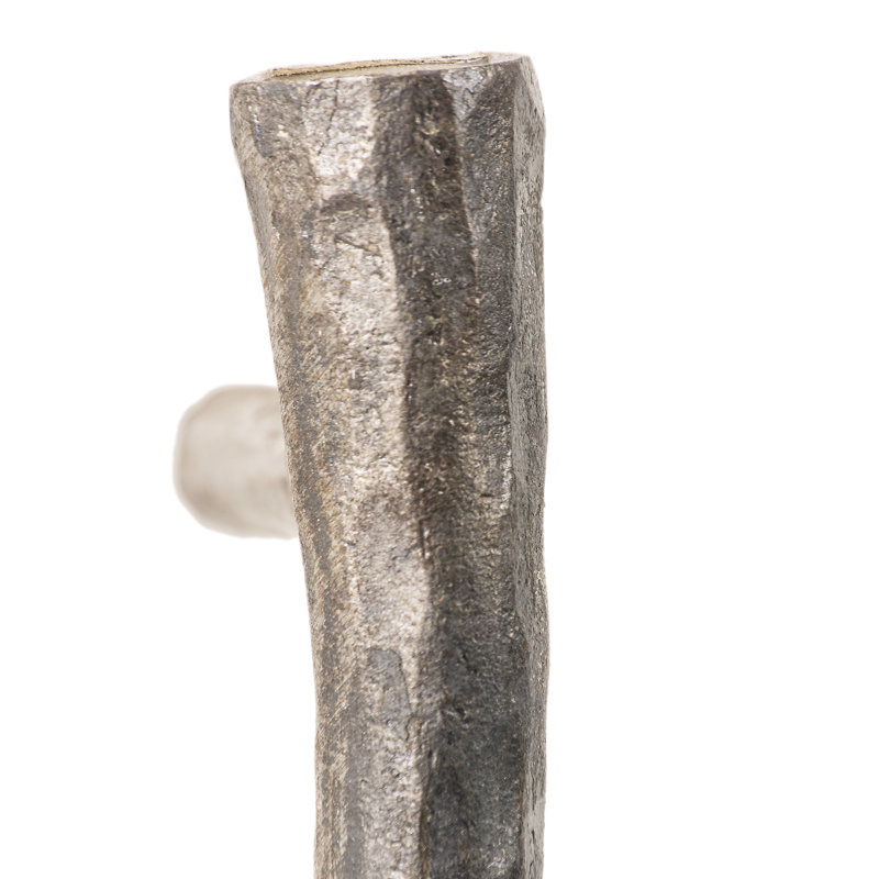Artesano Iron Works Hand Forged Iron Door Handle with Hammered texture ...