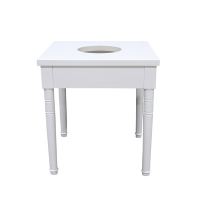 ELLAI Solid Wood Table Laundry Sink Table Freestanding for 24-inch ...