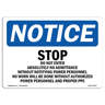 SignMission Stop Do Not Enter Absolutely No Admittance Sign | Wayfair