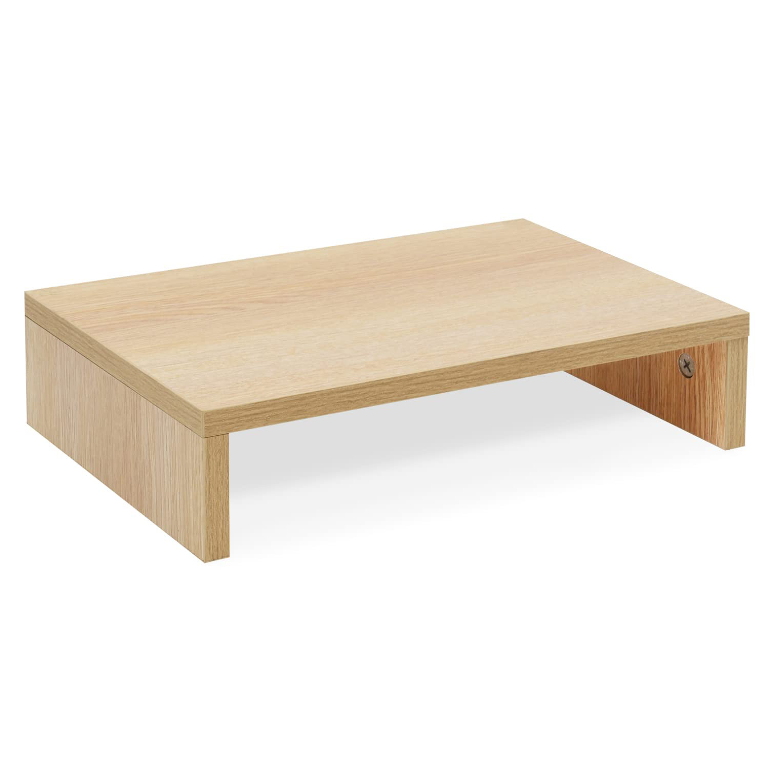 Loon Peak® Wooden Monitor Riser With Storage Space | Wayfair