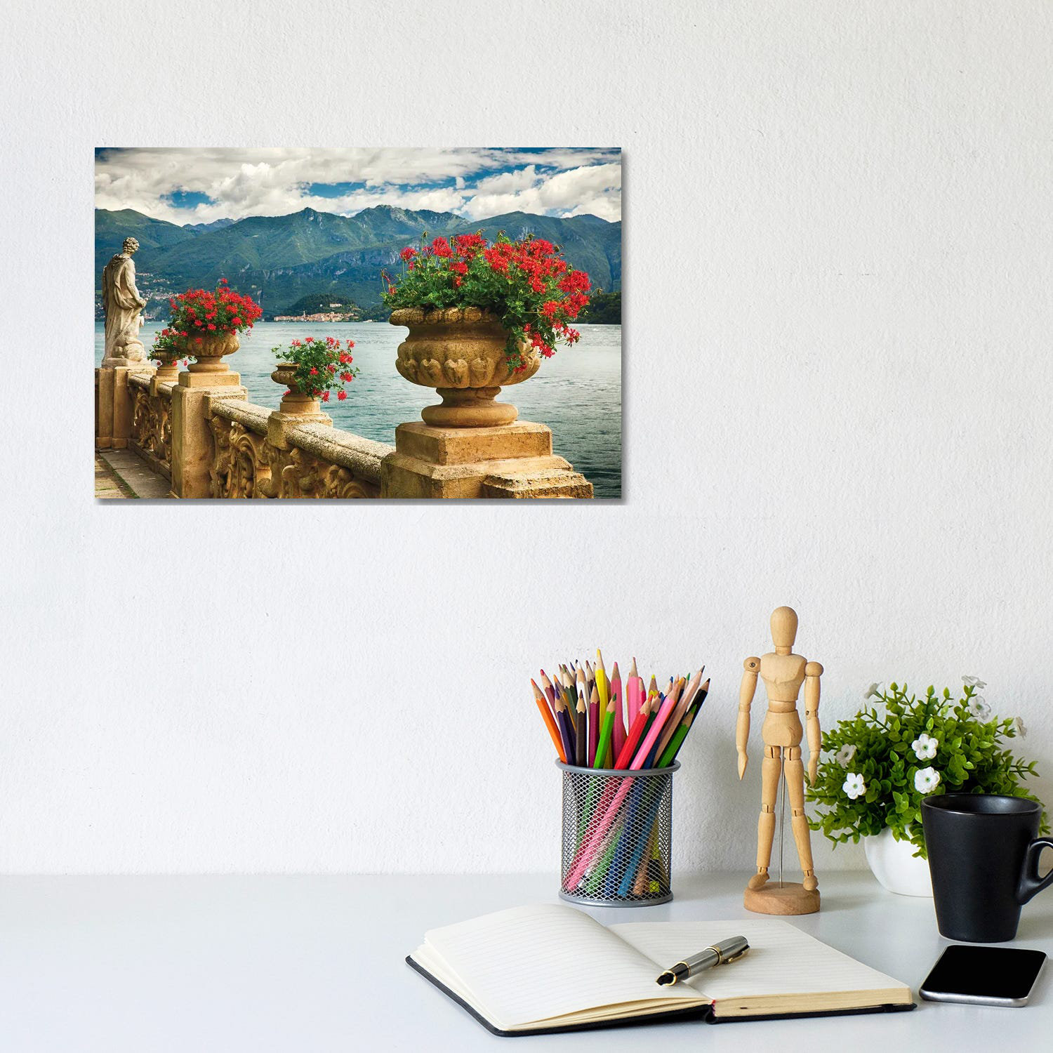 ModernMoments Balustrade with Lake View, Villa Balbienello, Lenno, Lake ...