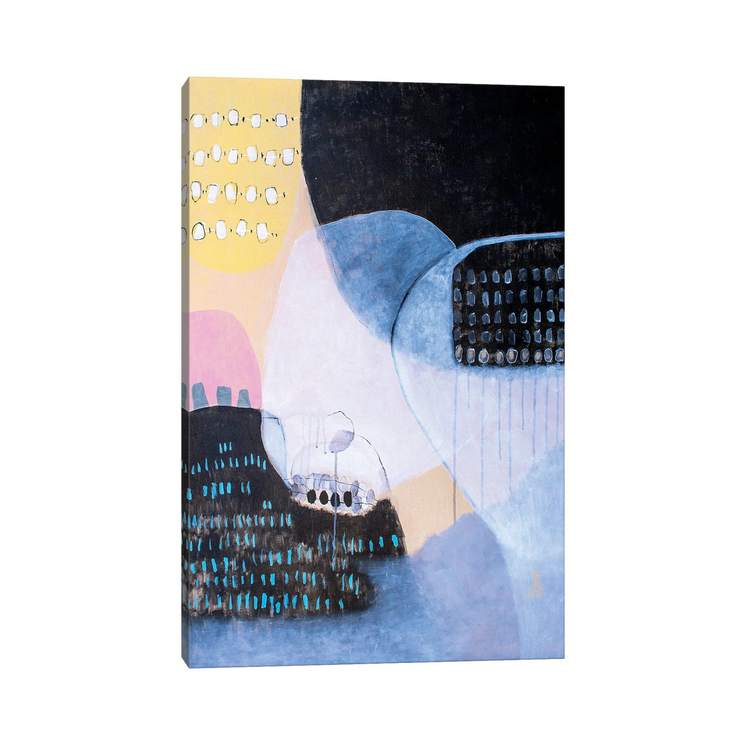 East Urban Home Embrace by Misako Chida - Wrapped Canvas Painting | Wayfair