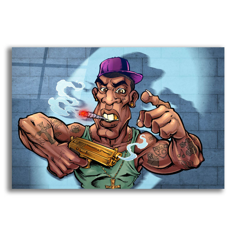 Trinx Crook Character Gang Banger On Plastic / Acrylic by Flyland ...