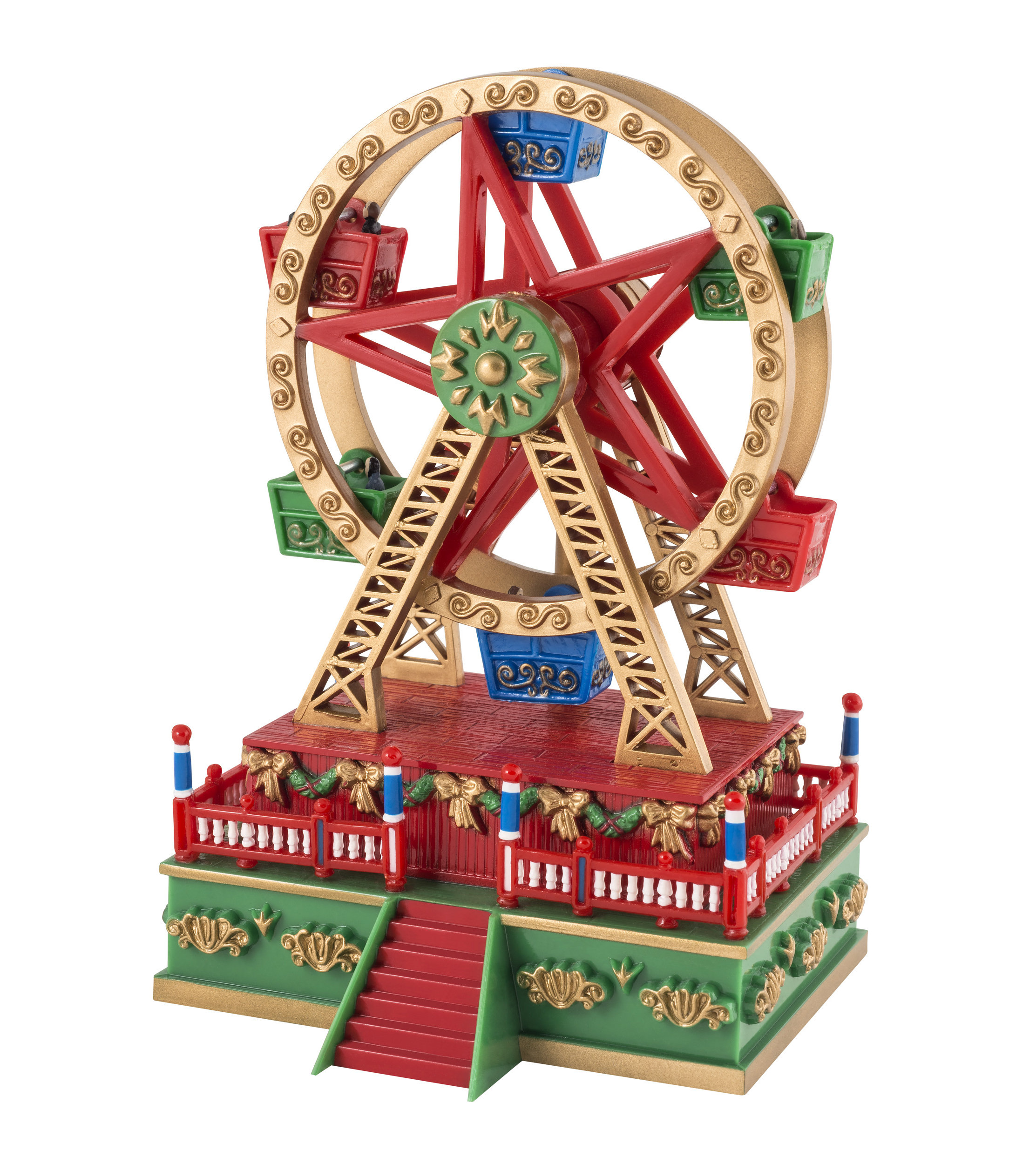 MrChristmas Mini Carnival Music Box - Ferris Wheel | Wayfair
