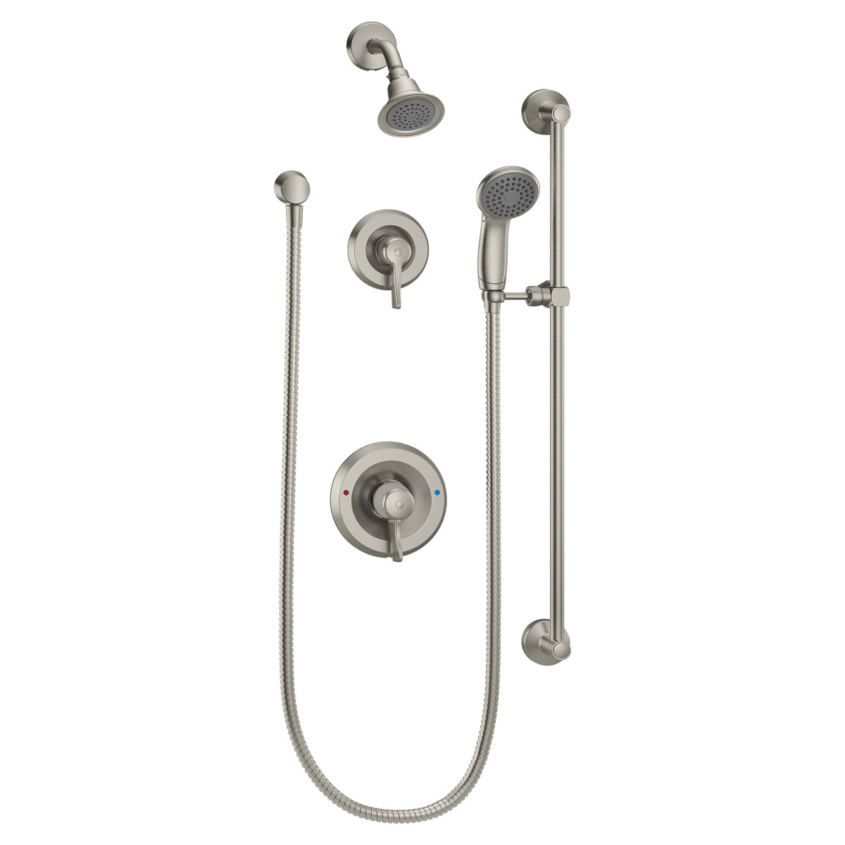 Moen M-Dura Complete Shower System with Posi-Temp & Reviews - Wayfair ...