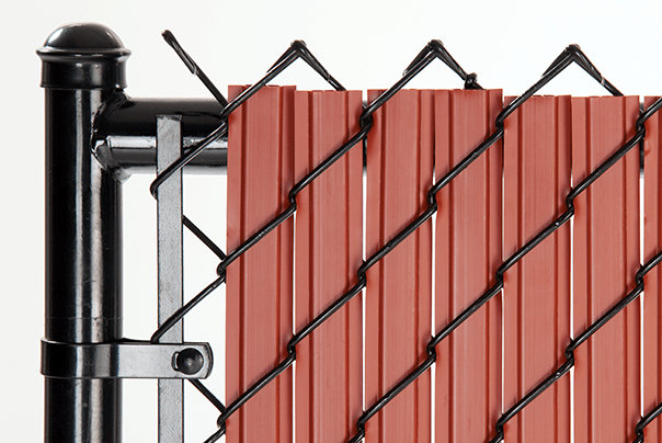 Slat Depot SoliTube Slat Privacy Inserts for Chain-Link Fence, Double ...