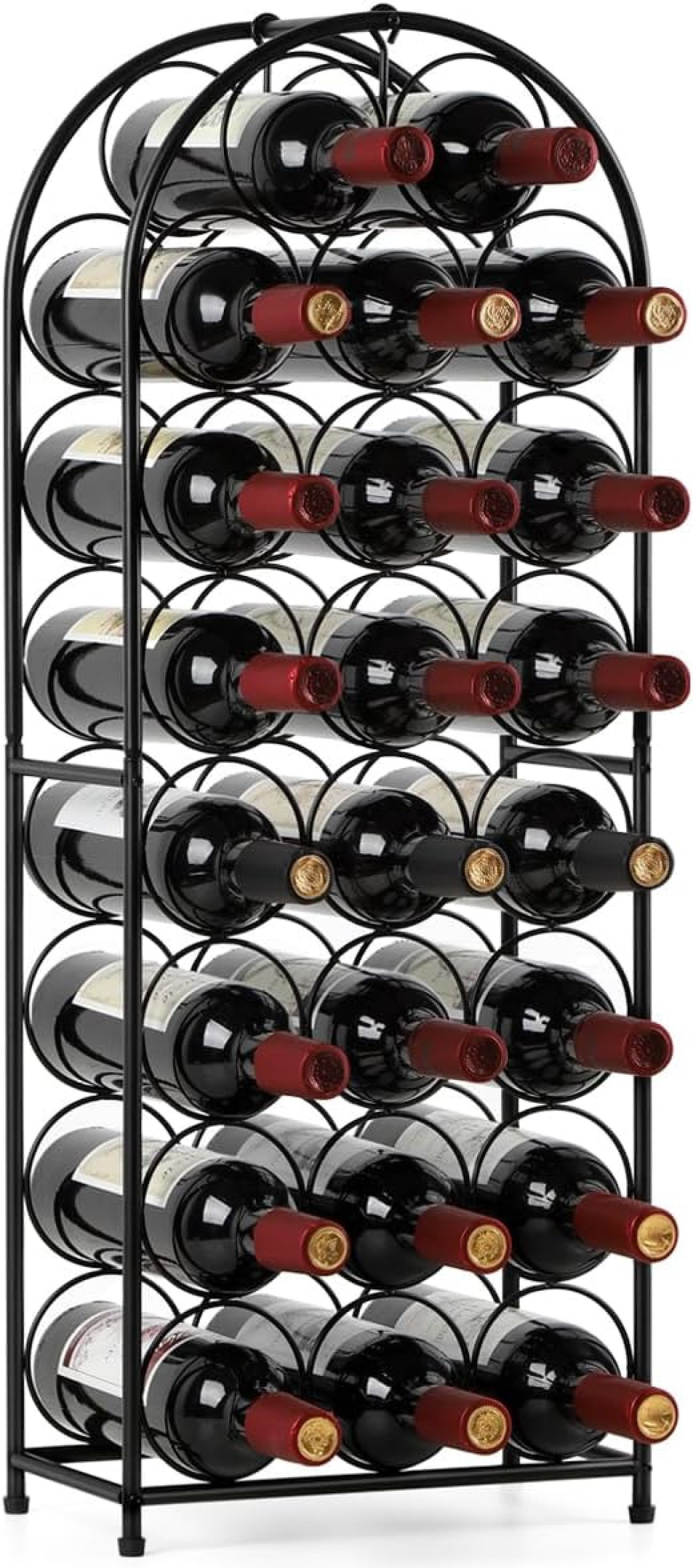 17 Stories 23 Wine Rack Freestanding Floor Metal Wine Rack - Wayfair Canada
