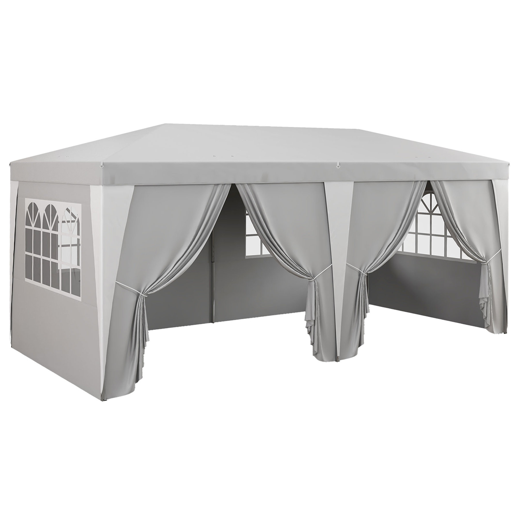 TONY'S APPLIANCES Pop Up Canopy Tent with 6 Removable Sidewalls | Wayfair