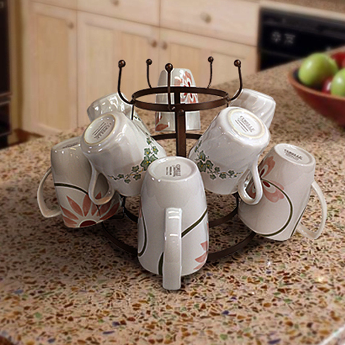 Sorbus Vintage Glass/Mug Stand | Wayfair