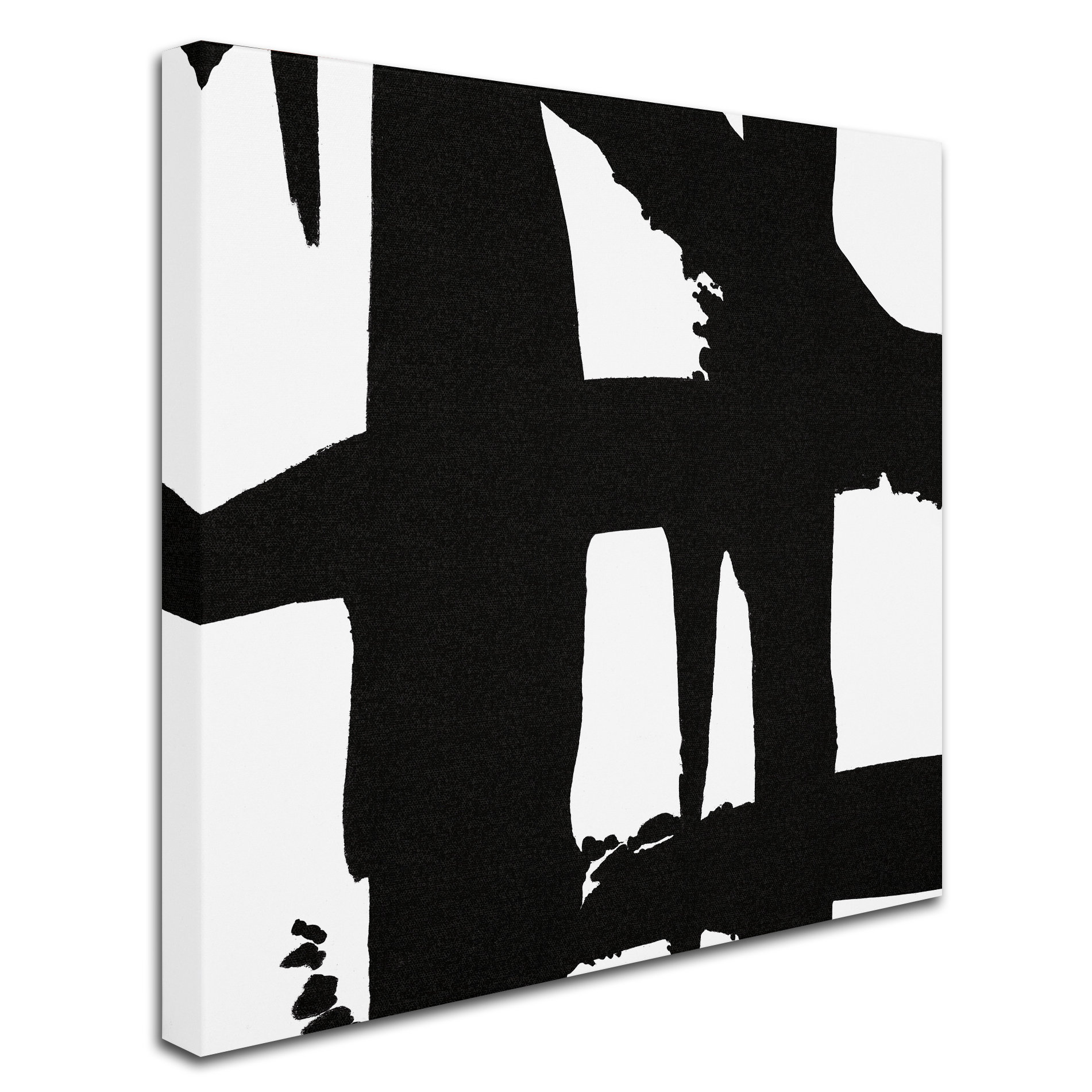 Wrought Studio™ Crossing Paths I - Graphic Art Print on Wrapped Canvas ...