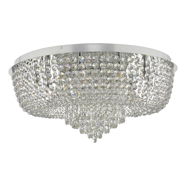 Mercer41 Dowd Crystal Flush Mount | Wayfair.co.uk