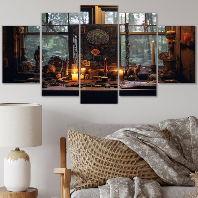 Lark Manor™ Shamanic Altar With Sacred Objects V - Christianism Wall ...