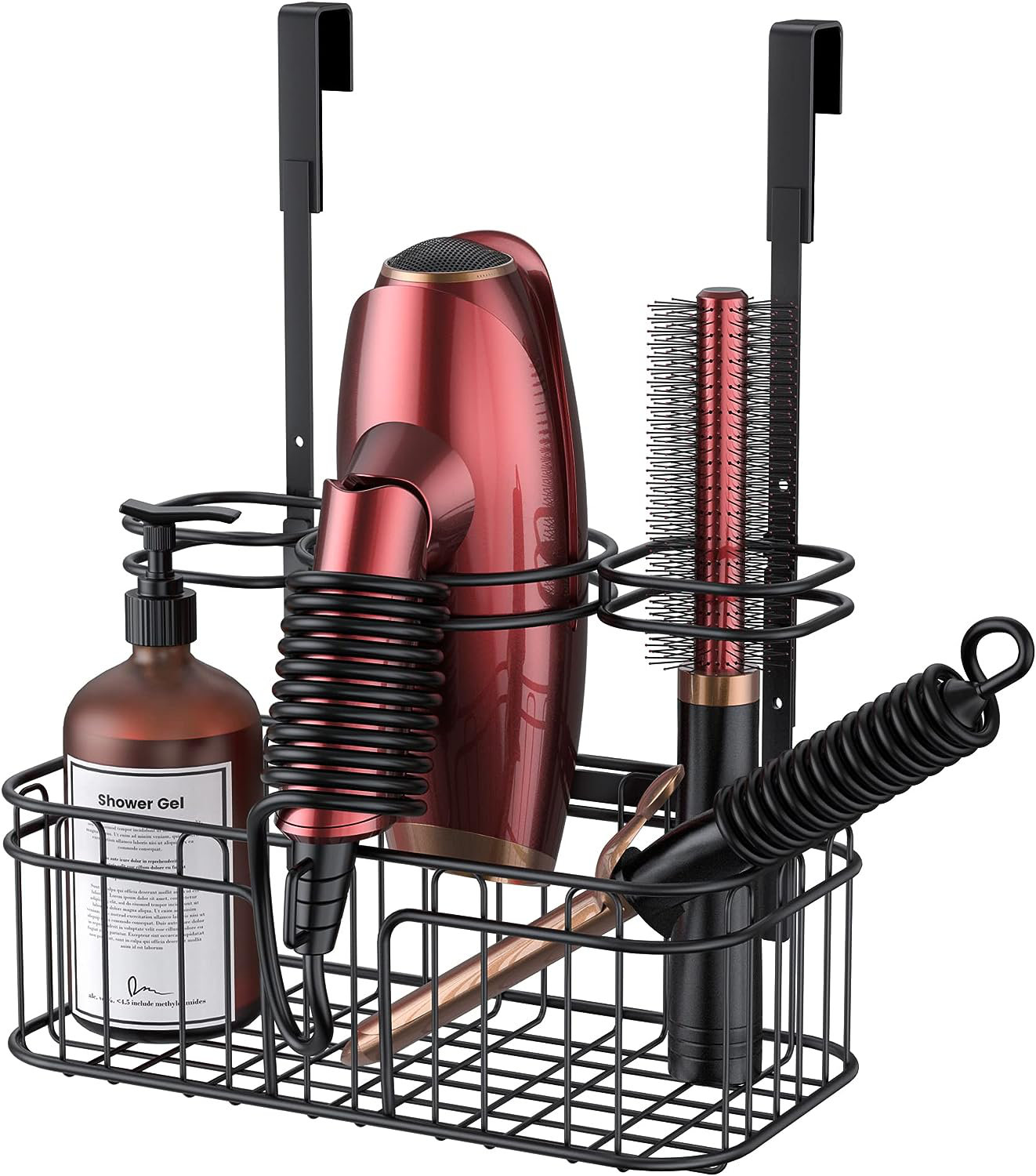 Rebrilliant Mairianne Hair Tool Organizer Dryer Holder Cabinet Wall ...