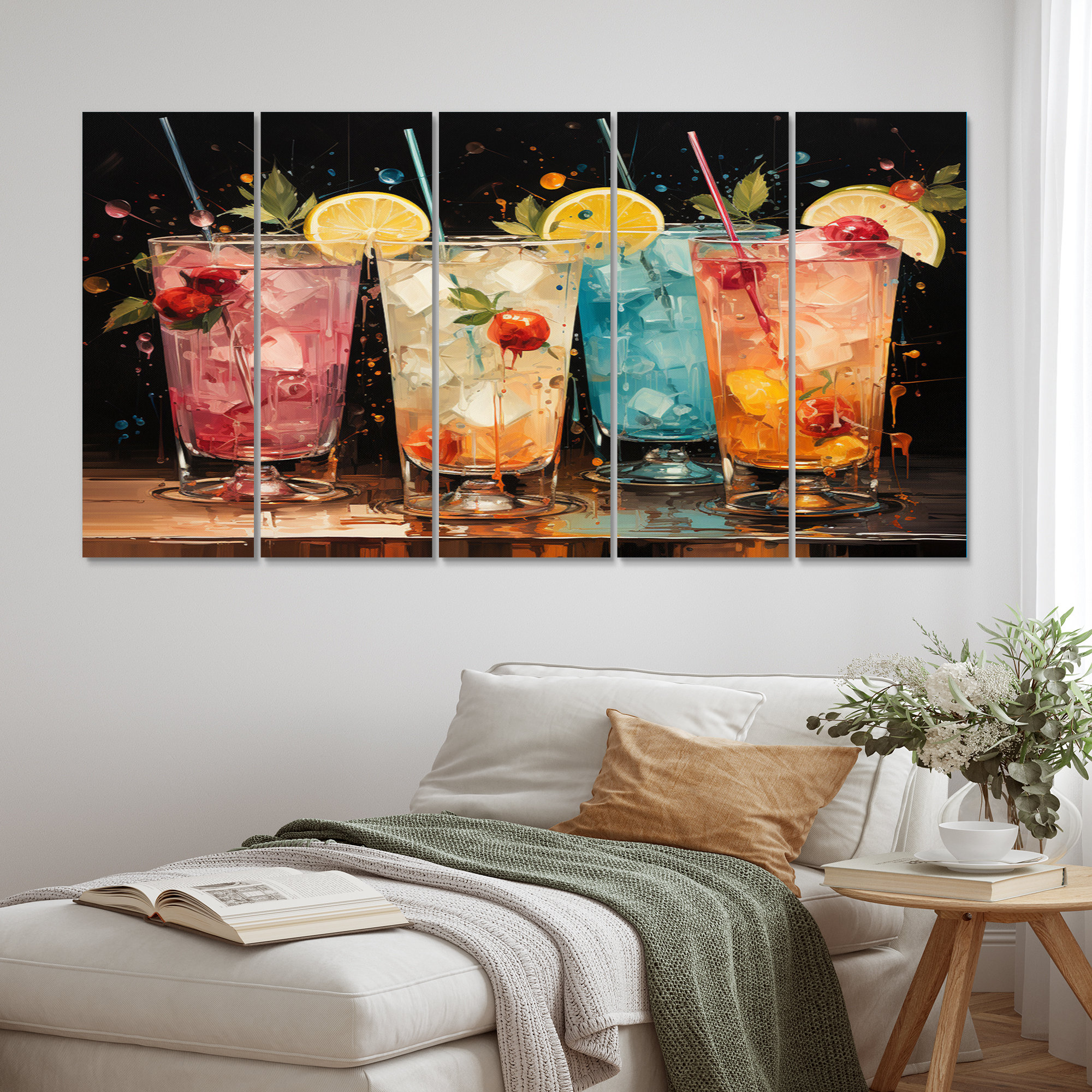 Bay Isle Home™ Cocktails Cocktail Confetti VI - Food & Beverage Canvas ...