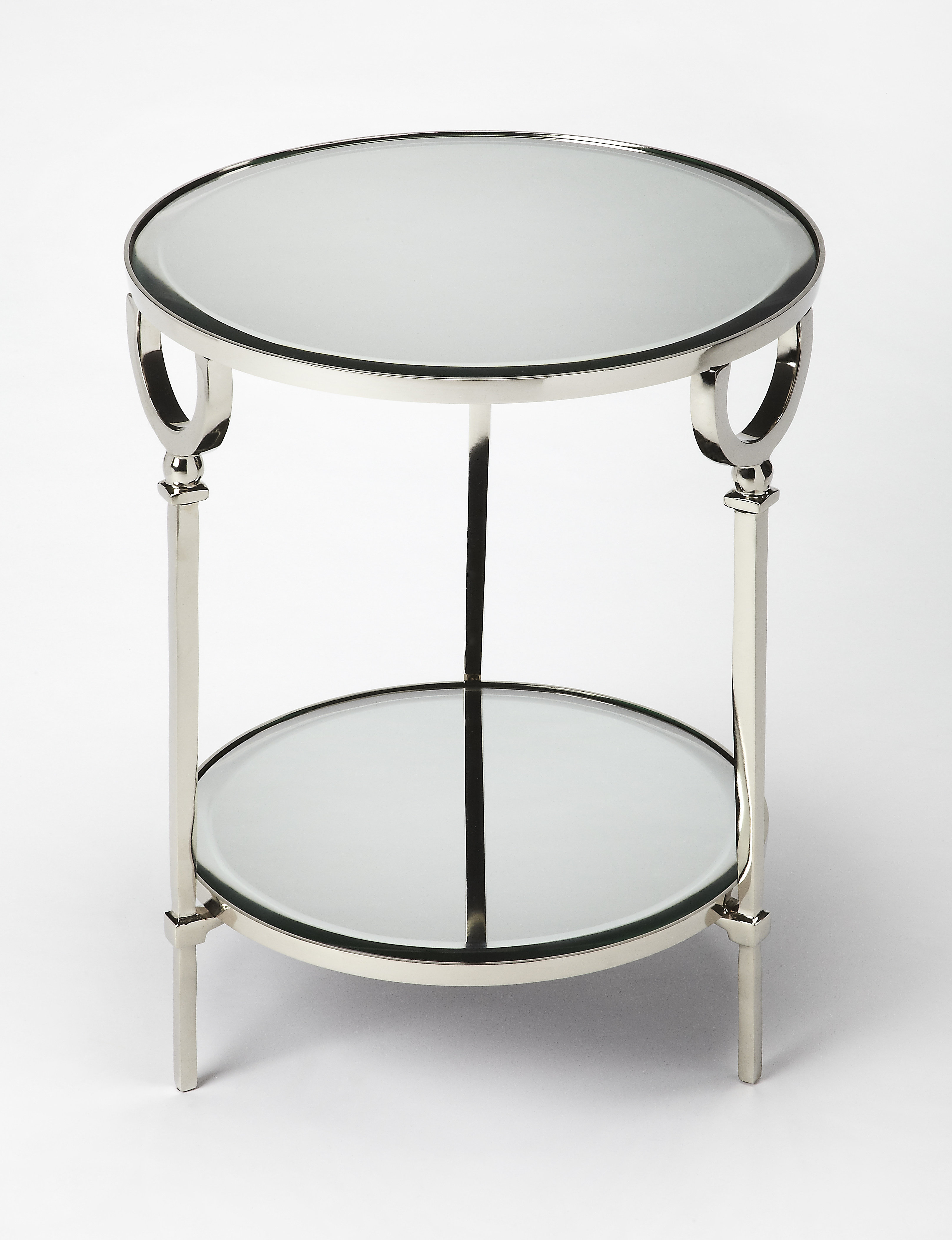 Butler Jolene Metal & Mirrored Side Table & Reviews | Perigold
