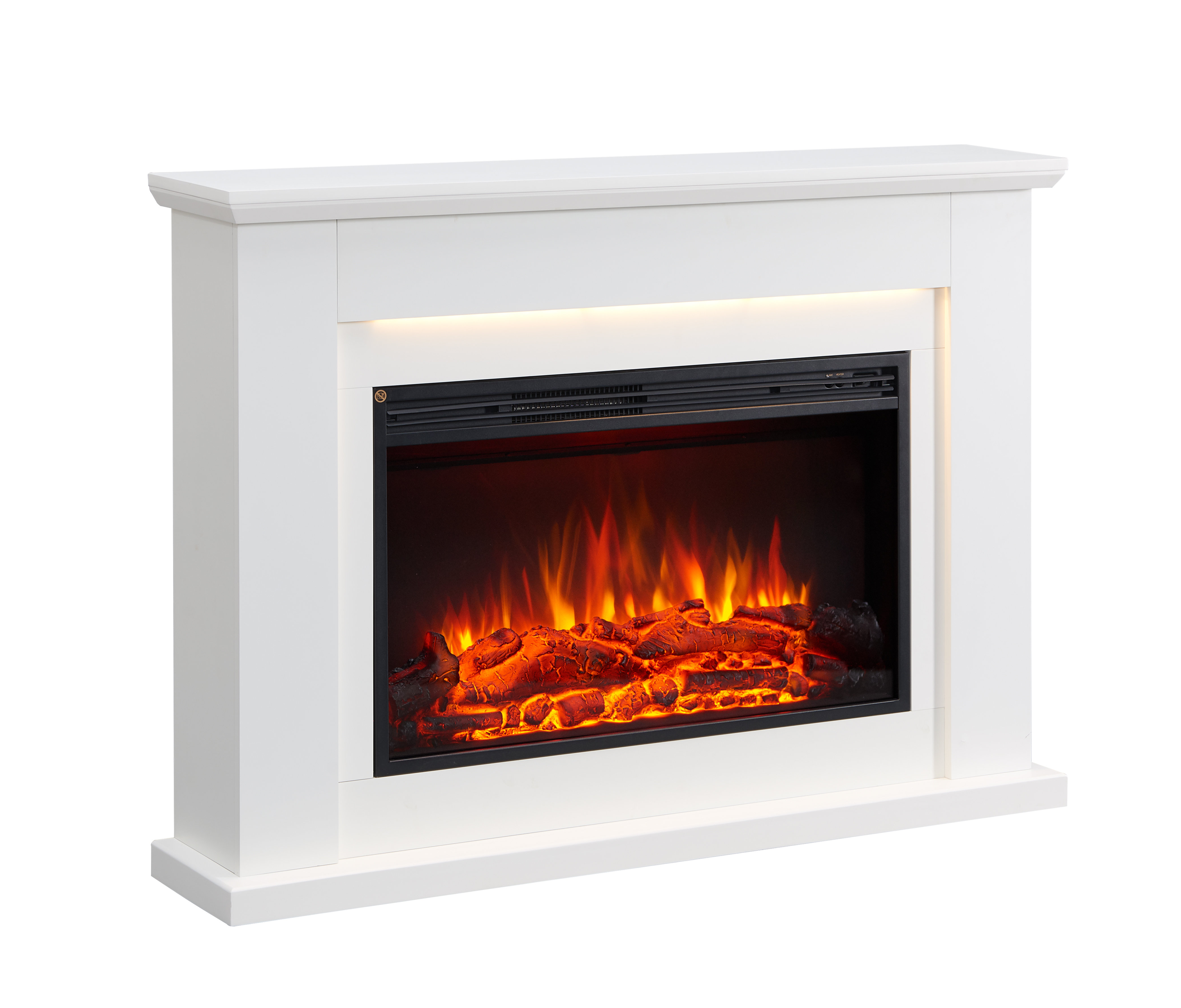Ivy Bronx Crister Ivy Bronx 121cm W Electric Fireplace with | Wayfair.co.uk