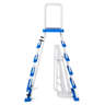 Swimline A-Frame Above Ground Pool Ladder w/ Barrier for 48" to 52 ...