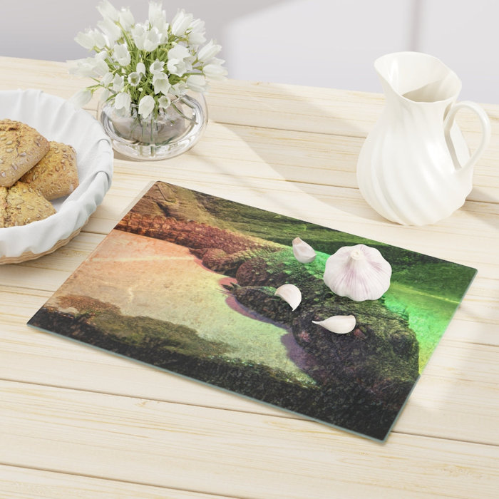 Marick Booster Madrick Booster Crocodile Cutting Board | Wayfair