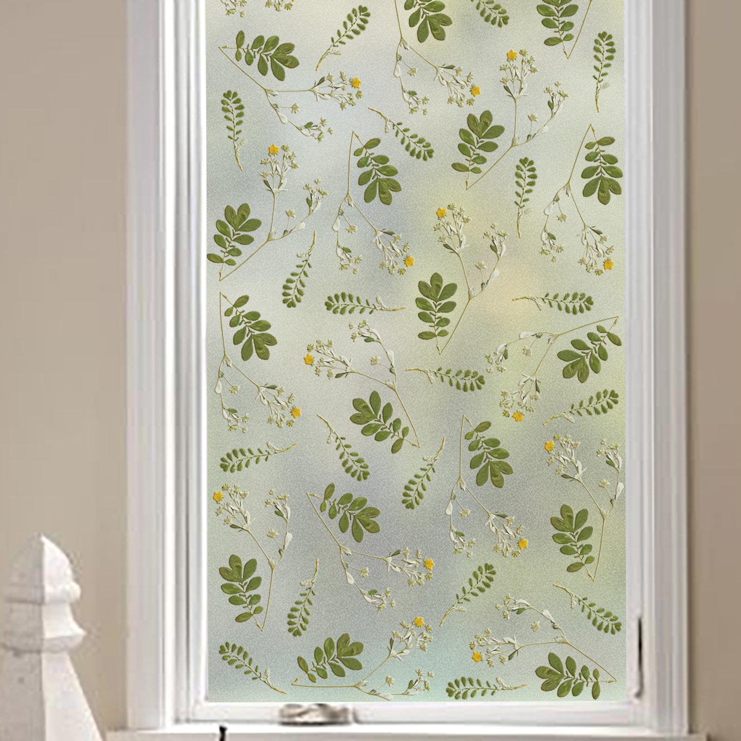 Winston Porter 3D Plant Privacy Window Decal | Wayfair