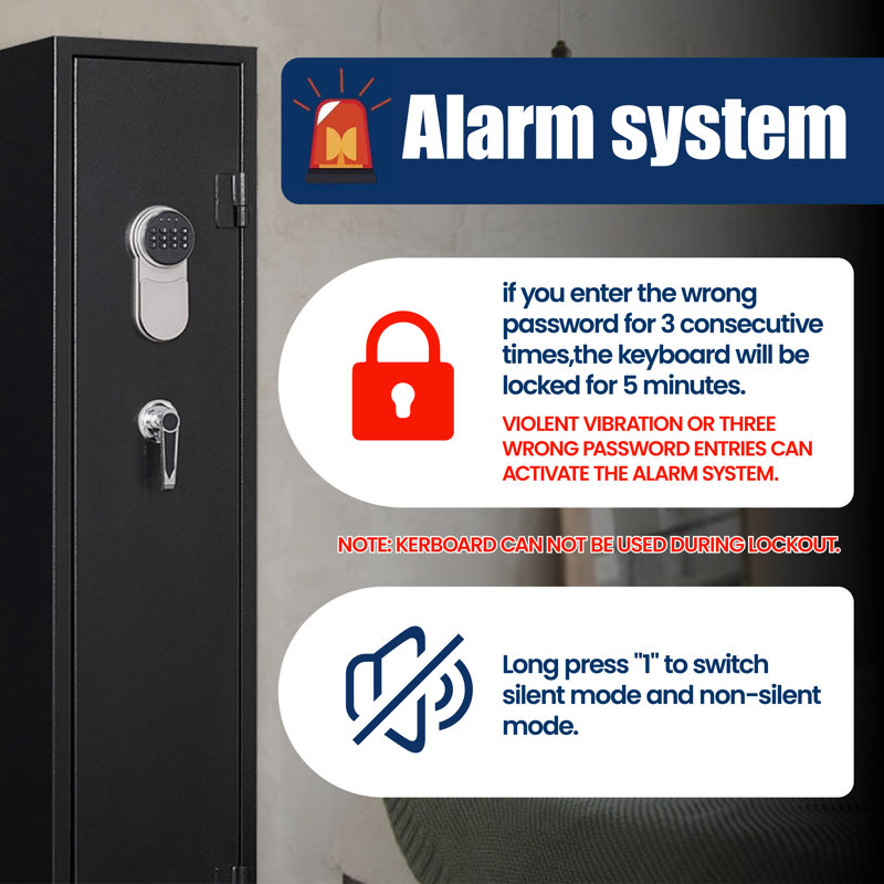 Magiccactus Gun Safe Lock | Wayfair