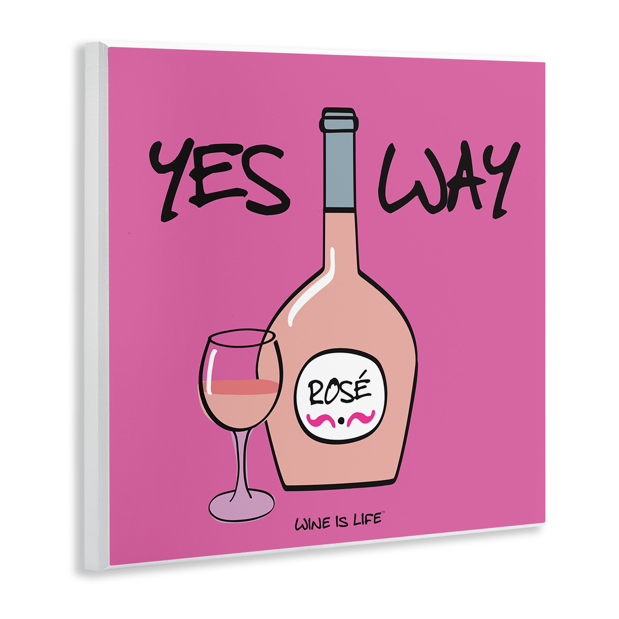 Dakota Fields Yes Way Rose Wall Plaque Art by WIL | Wayfair