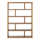 Hykkon Jago 173cm H x 120cm W Geometric Bookcase & Reviews | Wayfair.co.uk