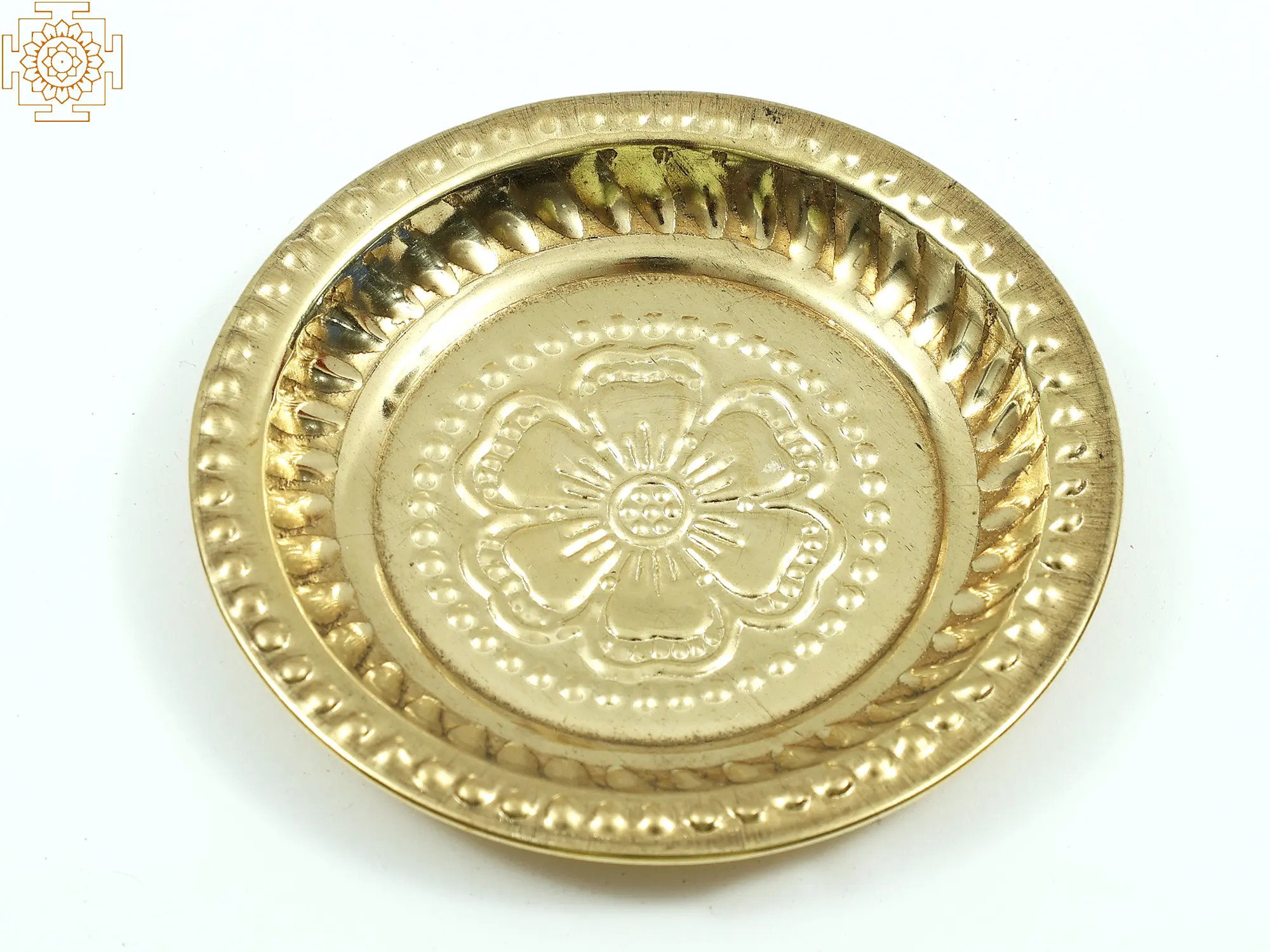 Bungalow Rose Metal Decorative Plate in Gold | Wayfair