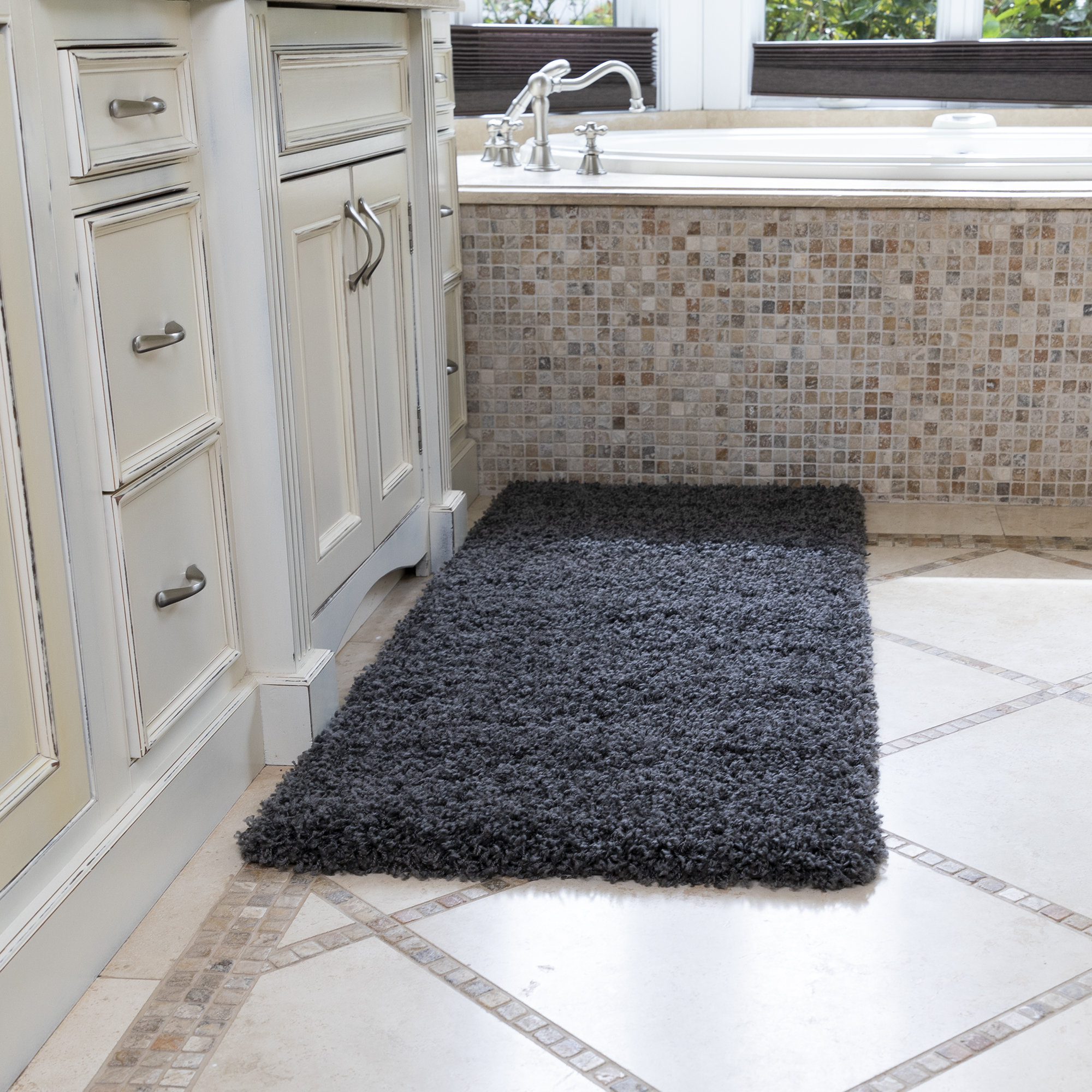Ottomanson Solid Color Bath Rug by Ottomanson | Wayfair