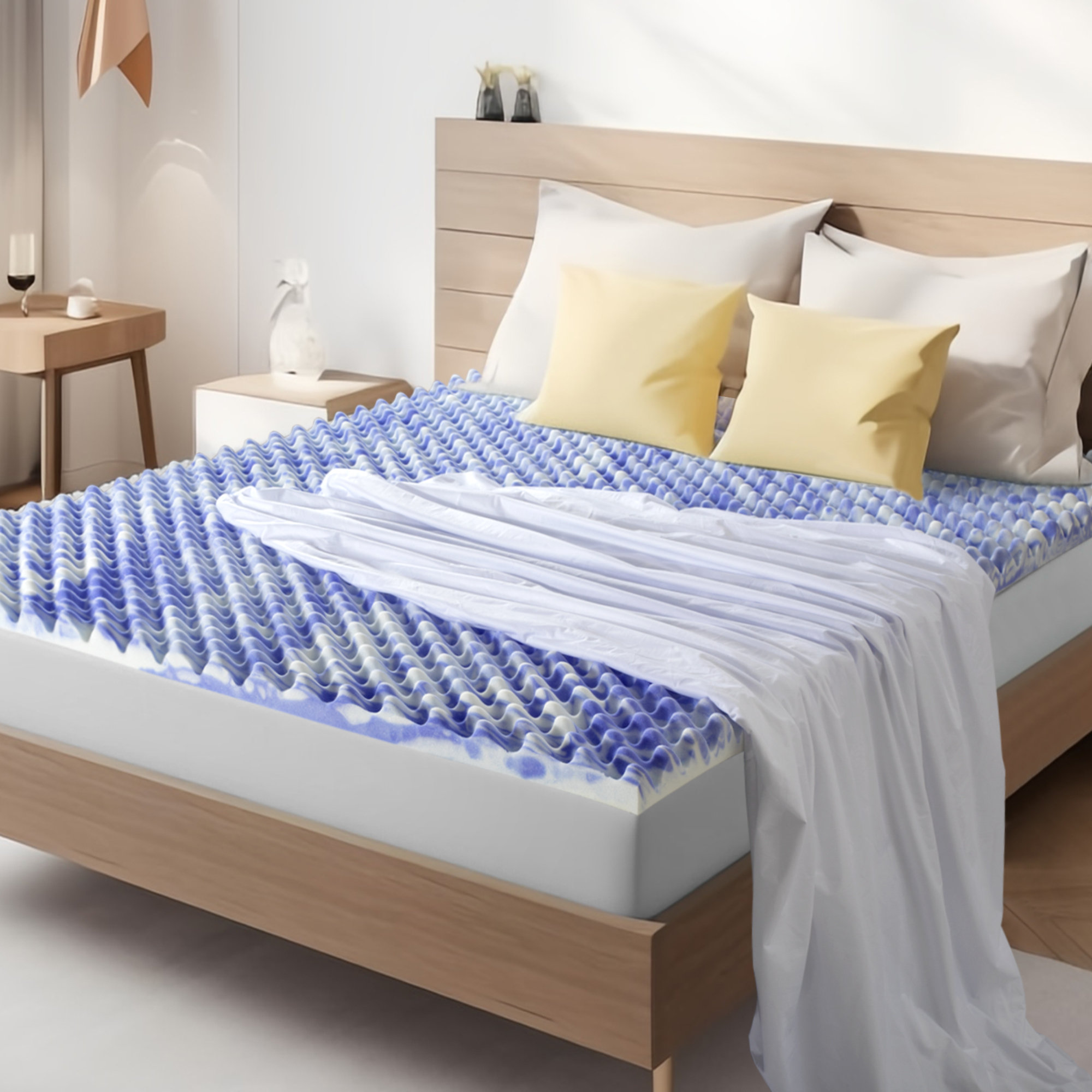 Hangzhou Tomu E-Commerce Co., Ltd. 2" Reversing Purple Gel Memory Foam ...