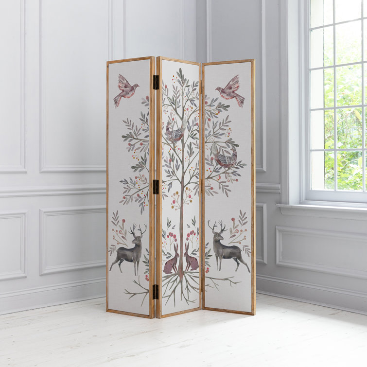Voyage Maison Katsura 120cm W x 180cm H 3 - Panel Folding Room Divider ...