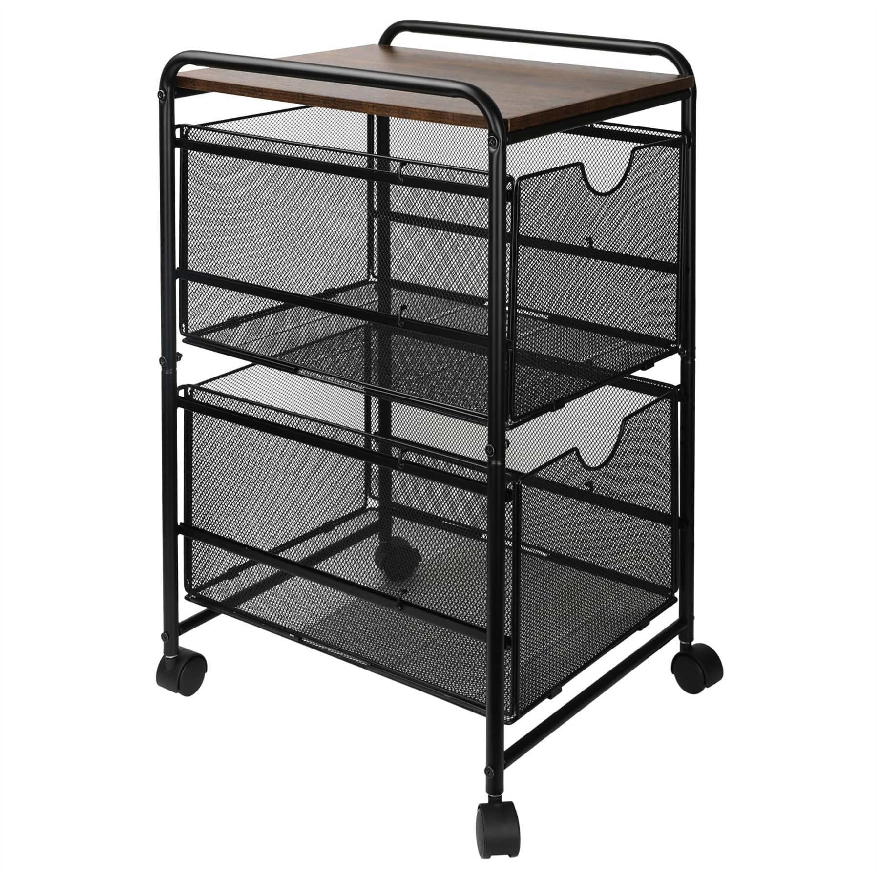 transparent.0 Mesh File Cart | Wayfair