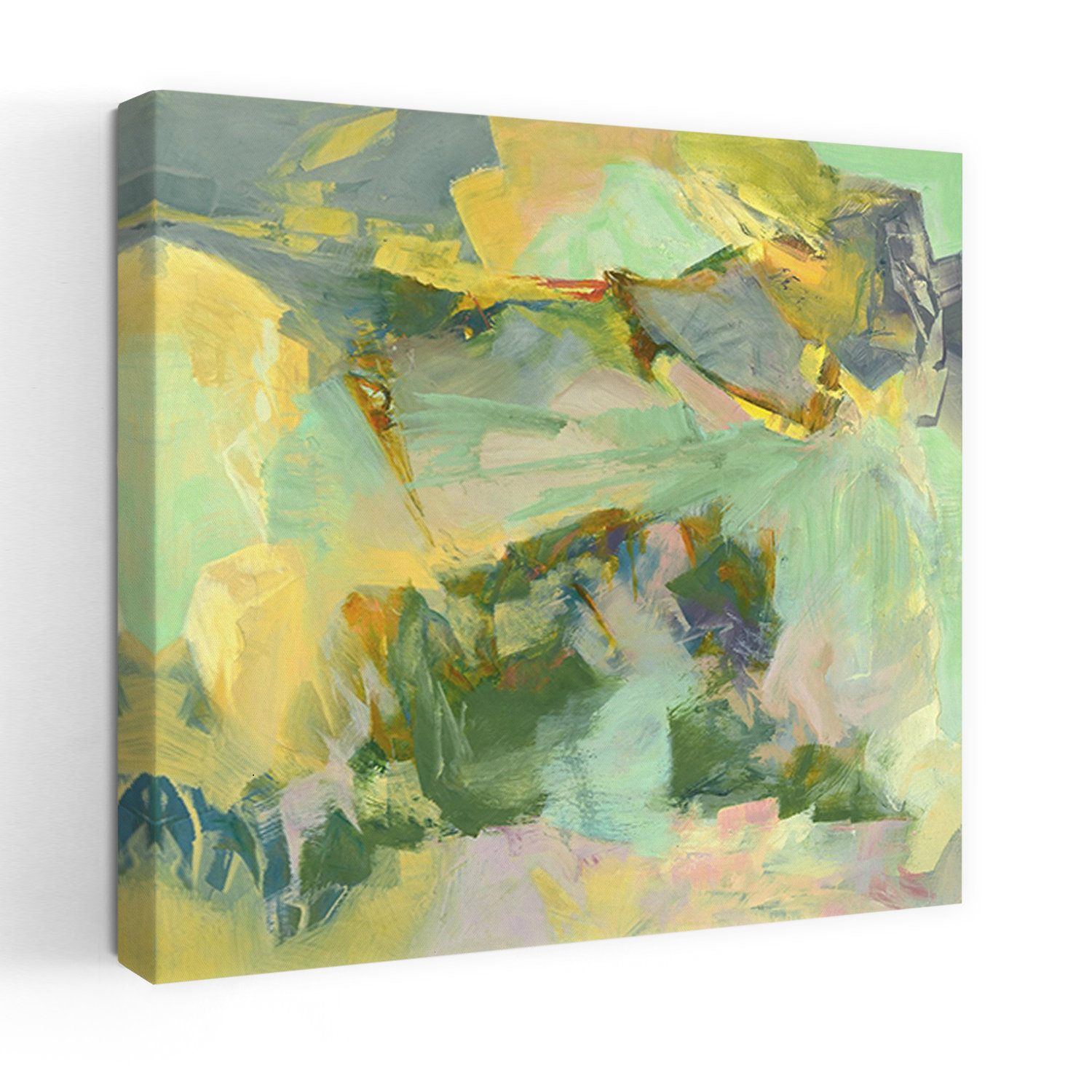 Latitude Run® The Grass Pillow Abstract Contemporary Art | Wayfair