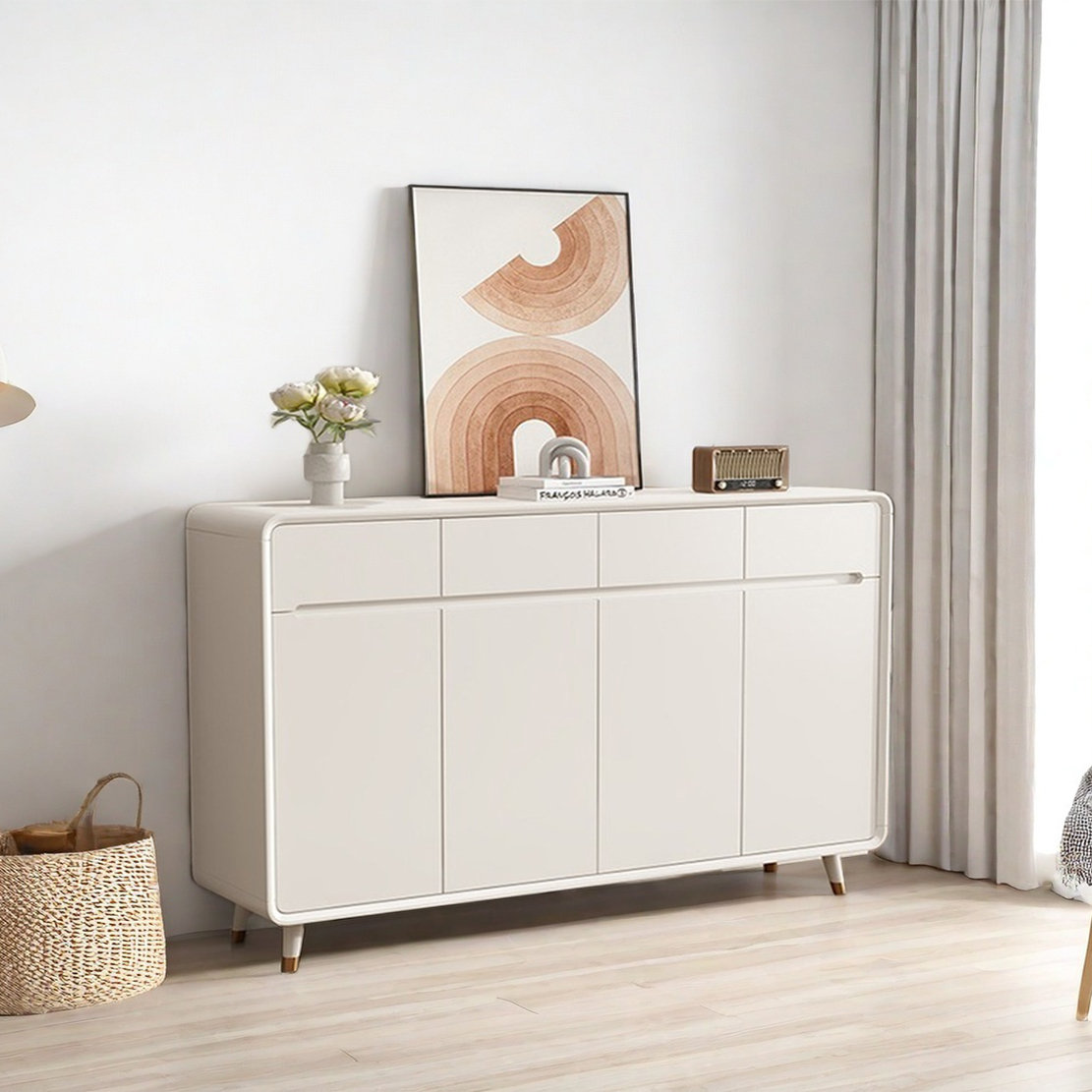 Vivid Space Creation Modern Minimalist Sideboard Cabinet - Wayfair Canada