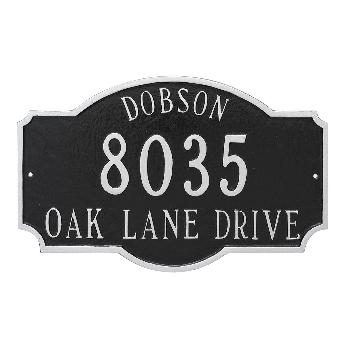 Montague Metal Products Inc. Montague Standard Three-Line Address Sign ...