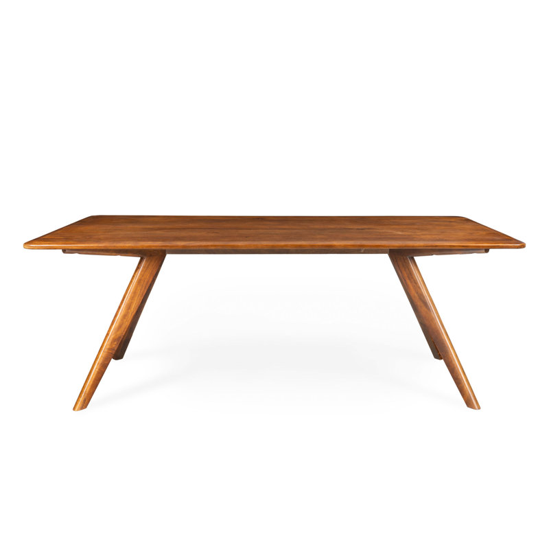 Corrigan Studio® Korrina Sterling 78" Wood Dining Table | Wayfair