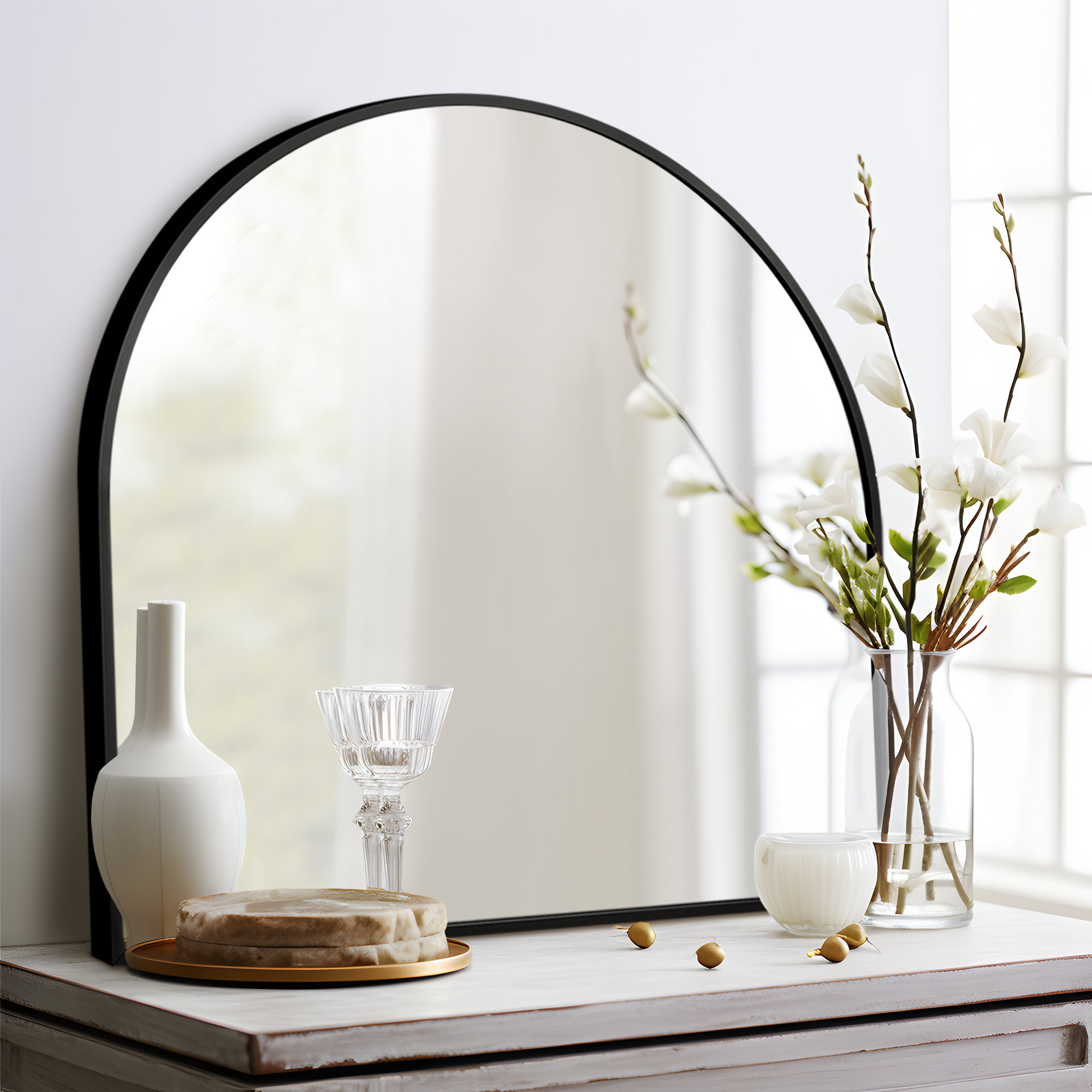 Kelly Clarkson Home Carine Arched Wall Mirror & Reviews | Wayfair