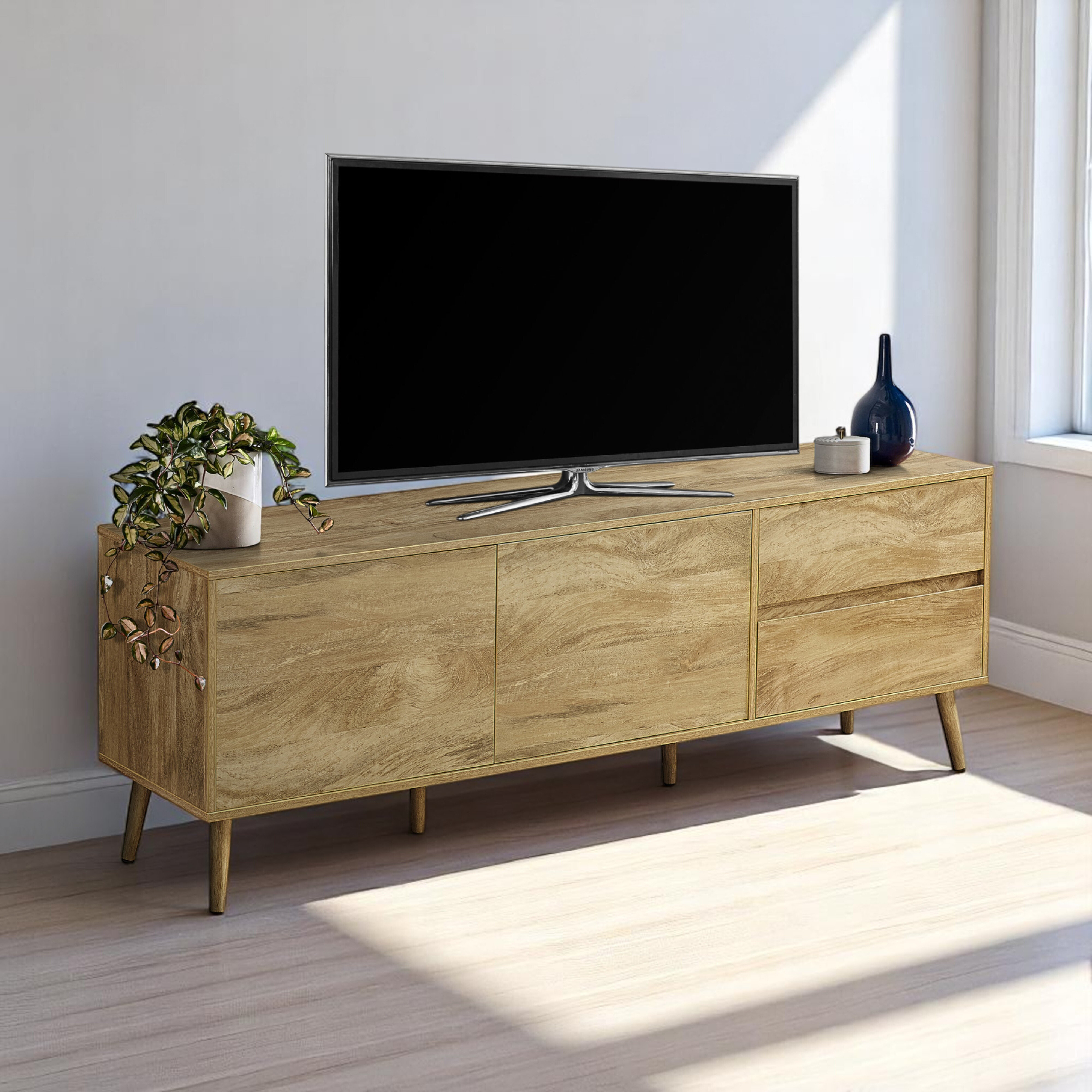 George Oliver Rumi 72 Inch TV Stand - Wayfair Canada