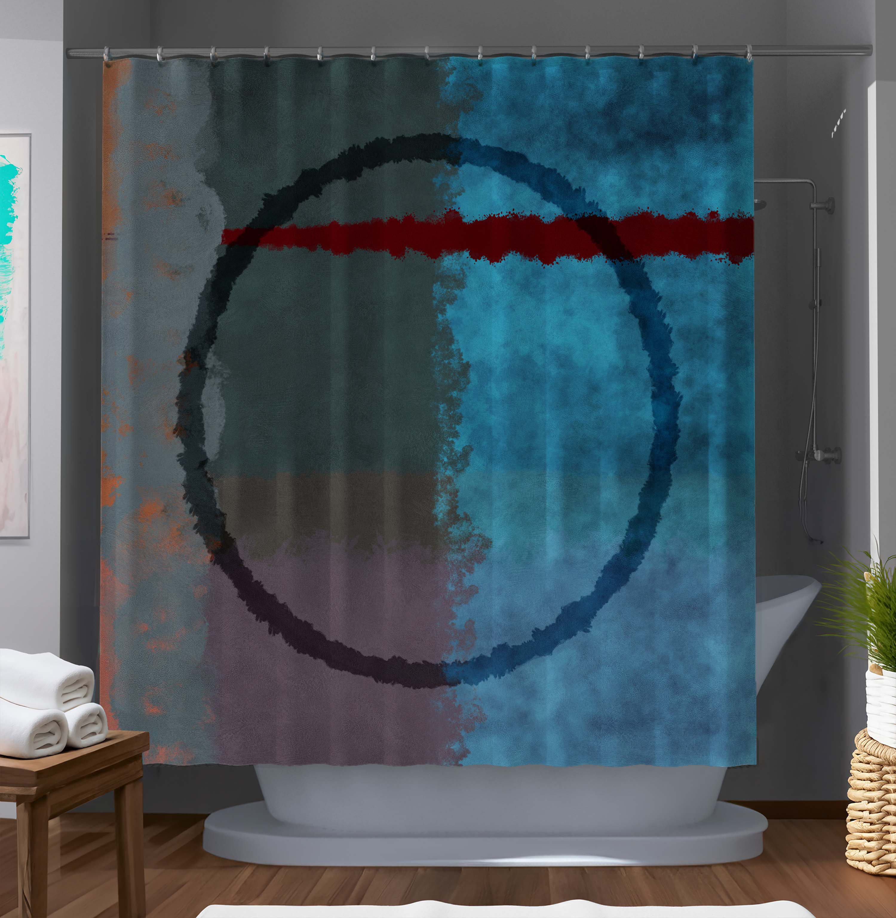 East Urban Home Spicey Expert Shower Curtain | Wayfair