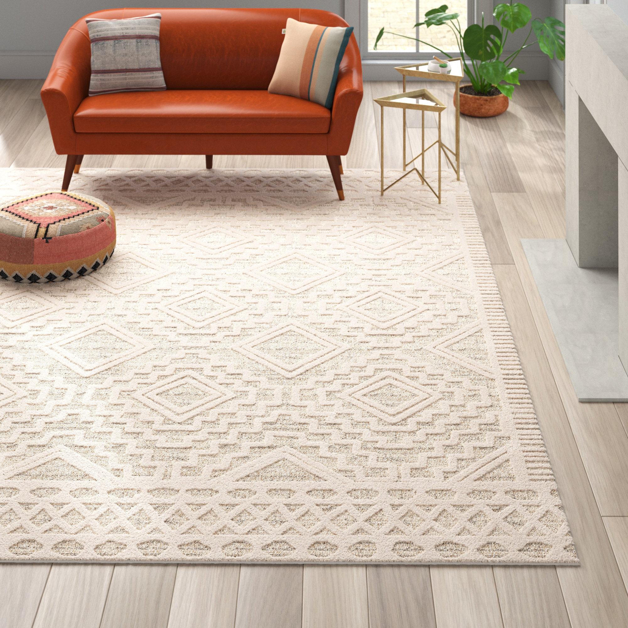 Mistana™ Anabelle Moroccan Area Rug for Living Room Bedroom Dining Room ...
