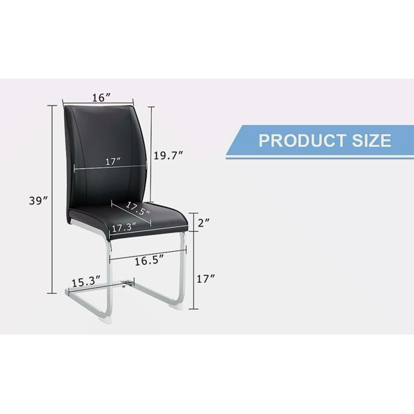 Wrought Studio Luxury Simple Arch Chair - Set Of 4 High Resilience ...