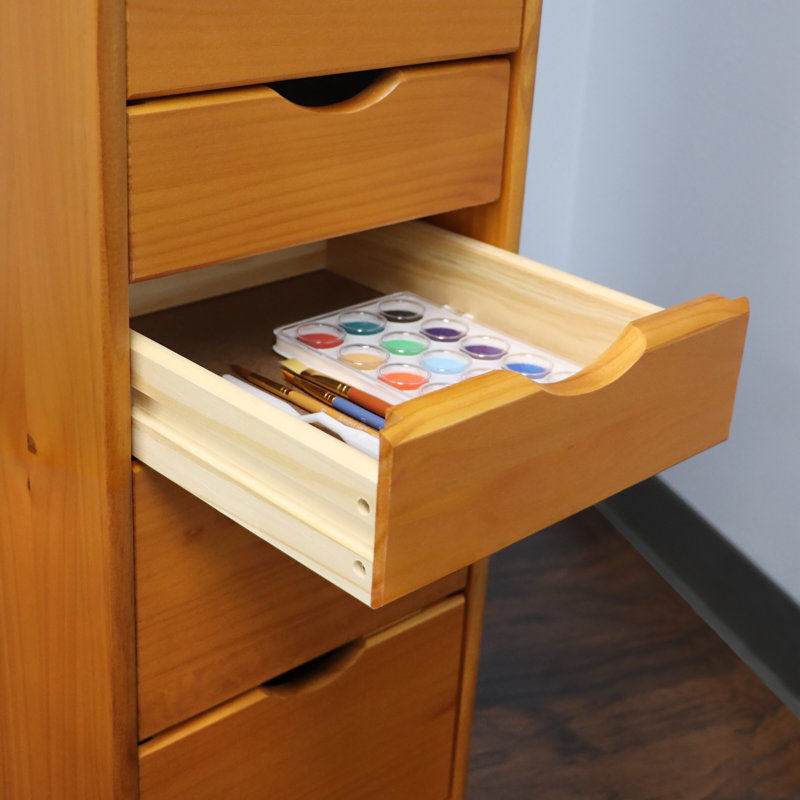 Rebrilliant Pringle 8 Drawer Rolling Storage Chest & Reviews | Wayfair