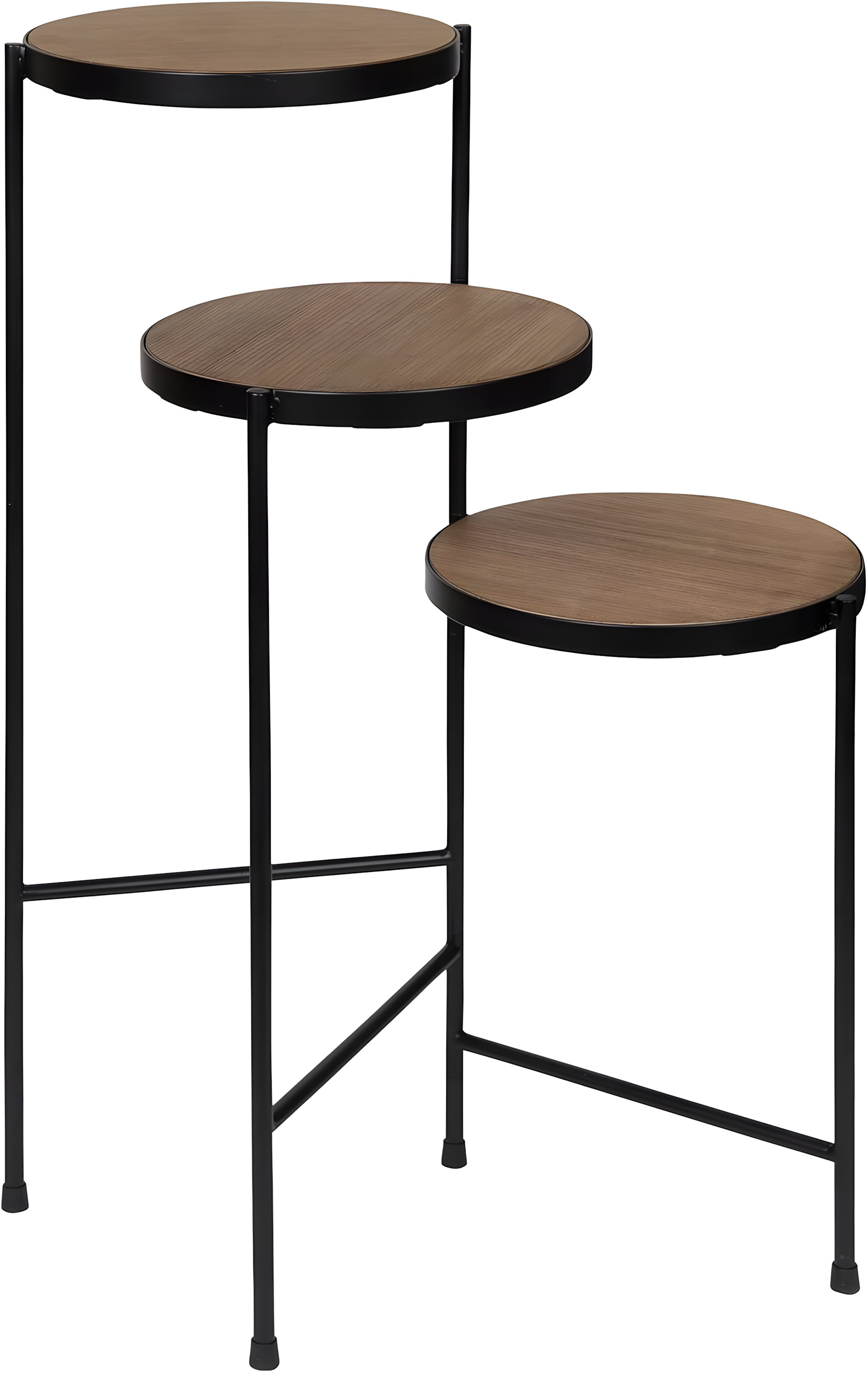 Co-t Modern Tri-Level Plant Stand With Staggered Design For Display And ...