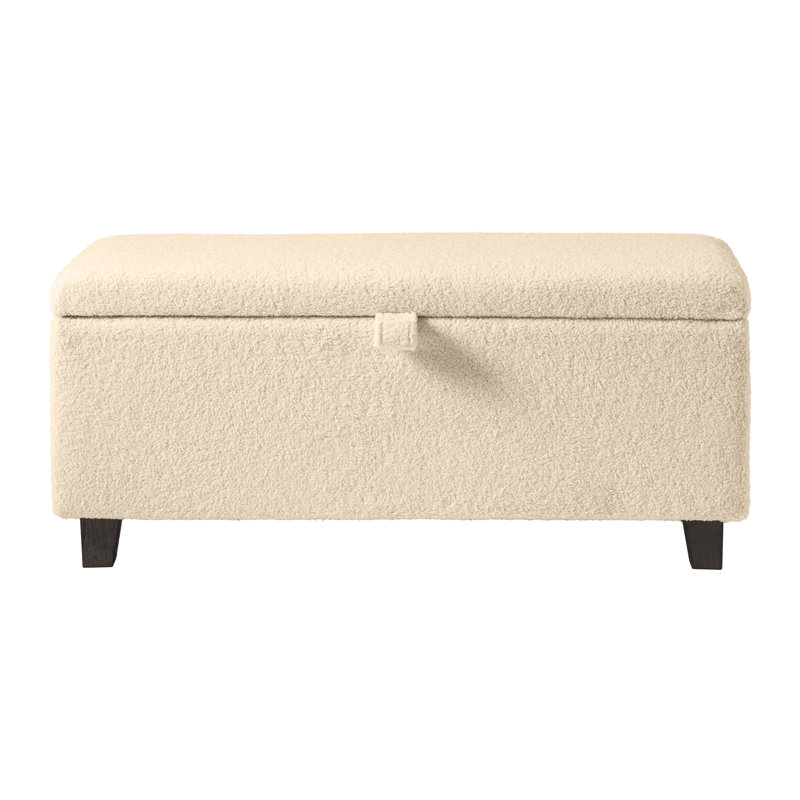 Latitude Run® BOUCLE STORAGE OTTOMAN | Wayfair