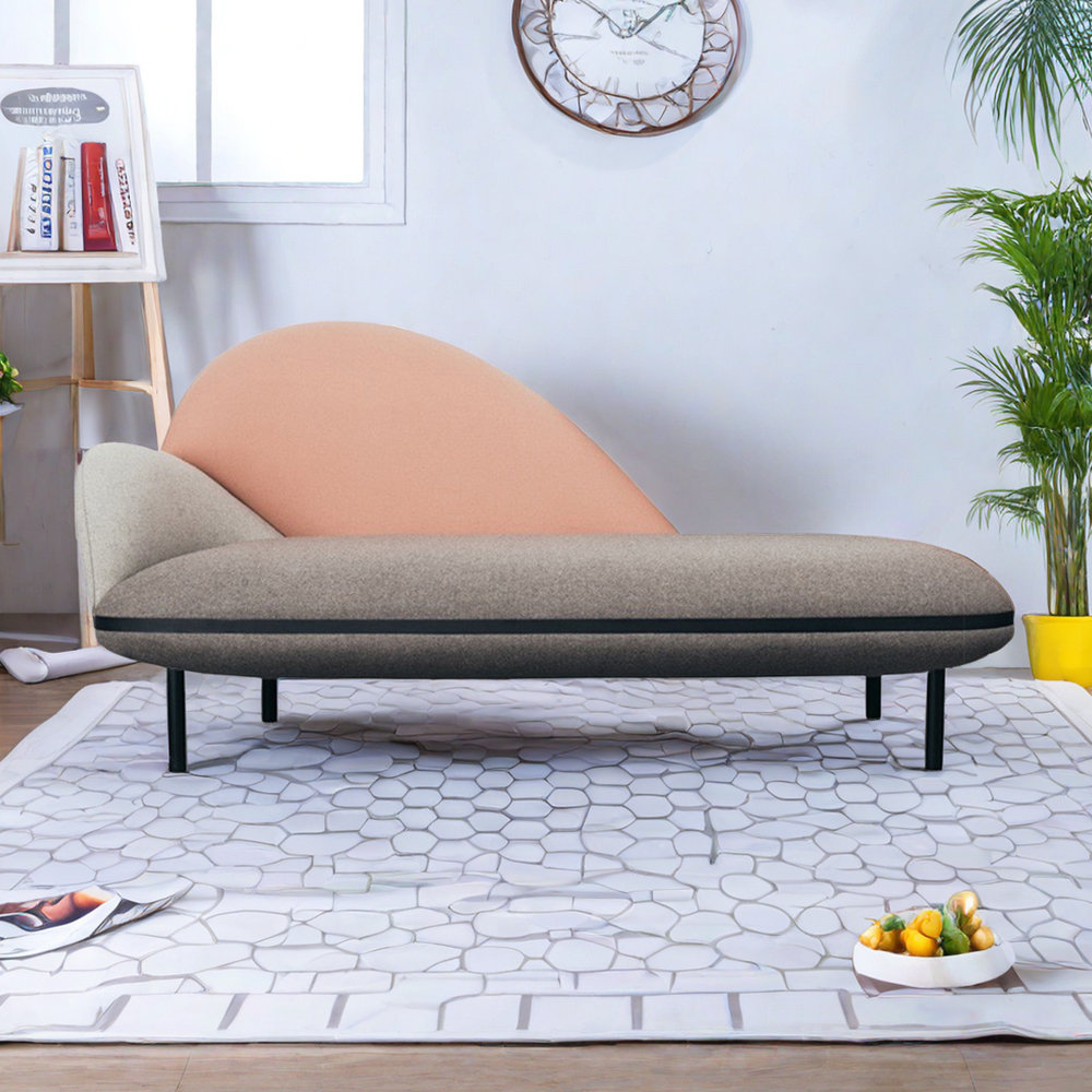 Orren Ellis Chaise longue rembourrée Lylliana - Wayfair Canada