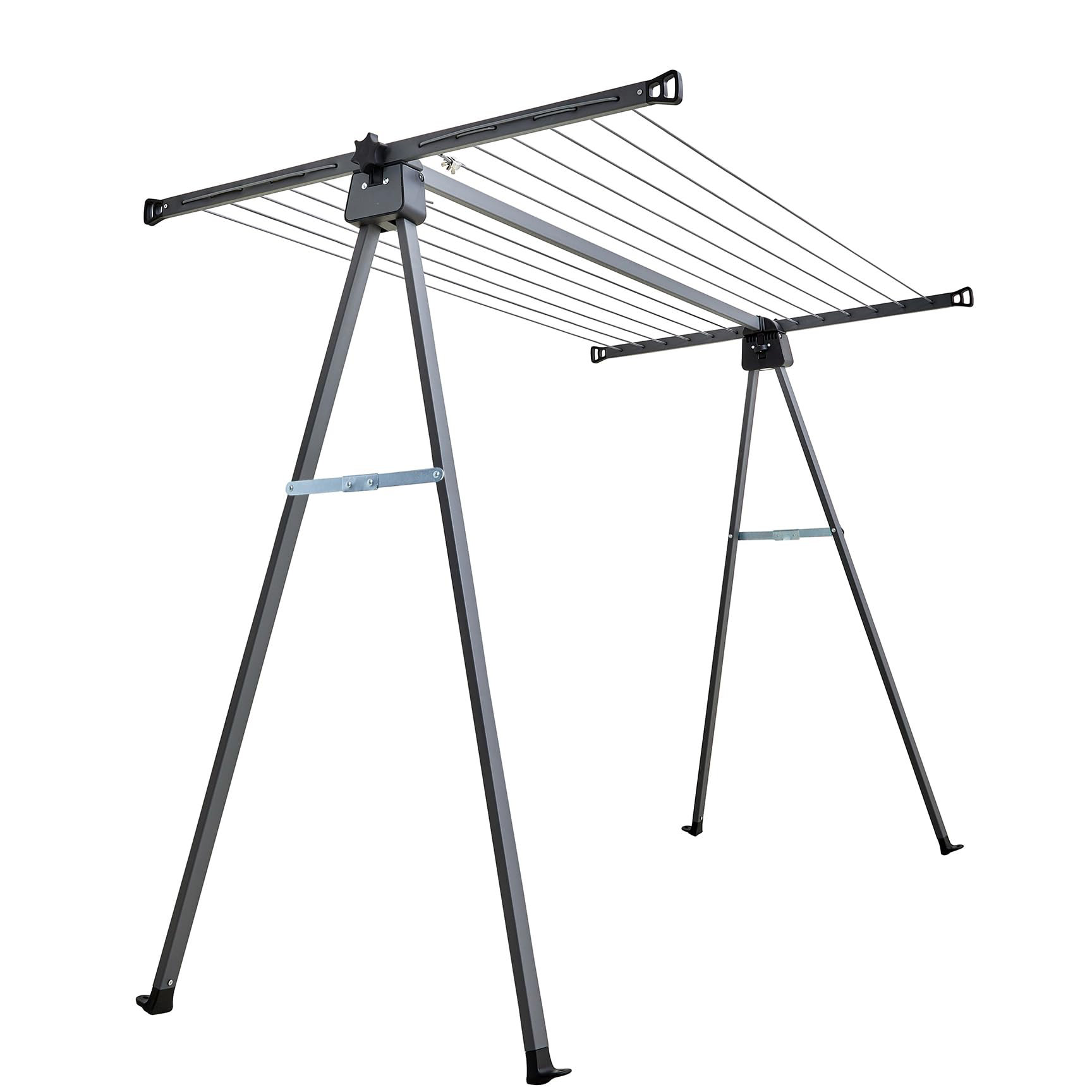 Orren Ellis Foldable Outdoor Clothes Drying Rack, Heavy-Duty 46ft ...