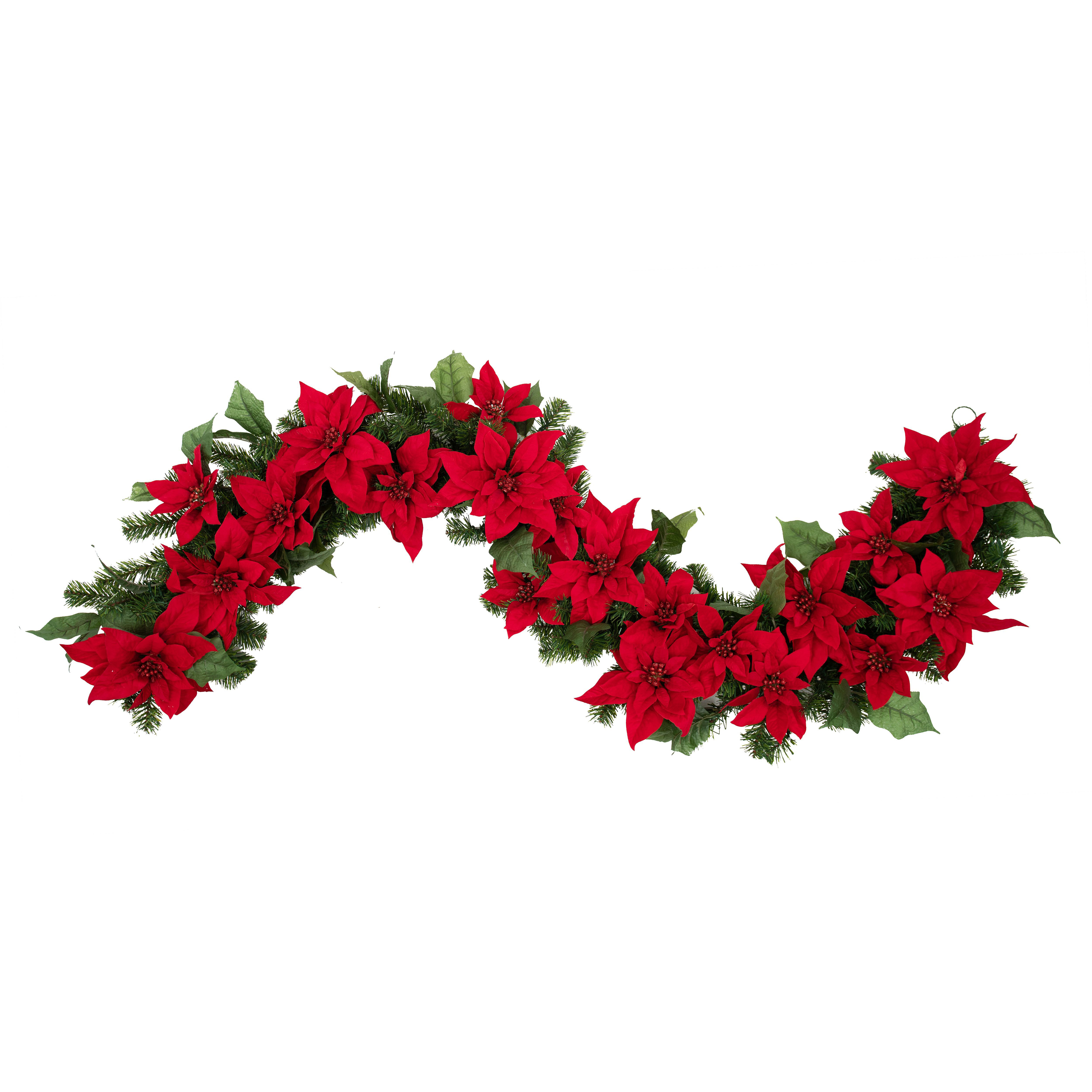 The Holiday Aisle® 6' Pre-Lit Garland with 50 Warm Lights & Reviews ...