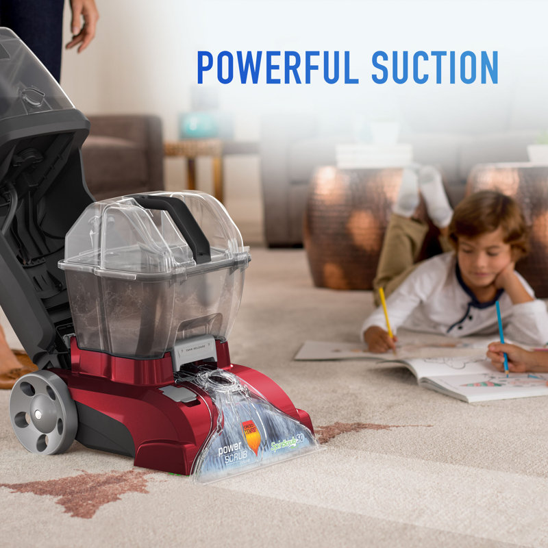 Hoover Powerscrub Deluxe Carpet Cleaner Machine, Upright Shampooer ...