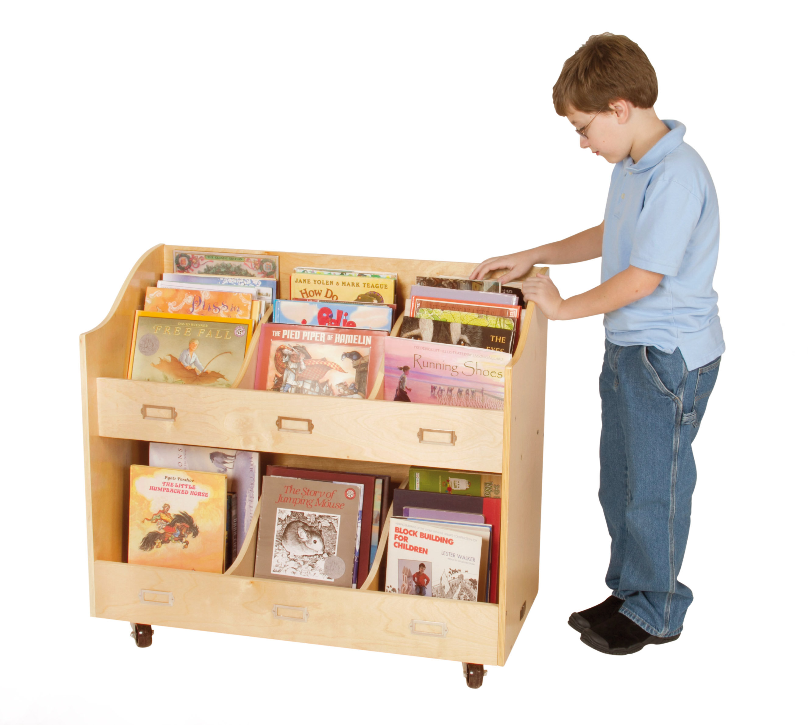 Guidecraft Mobile Book Organizer & Reviews | Wayfair